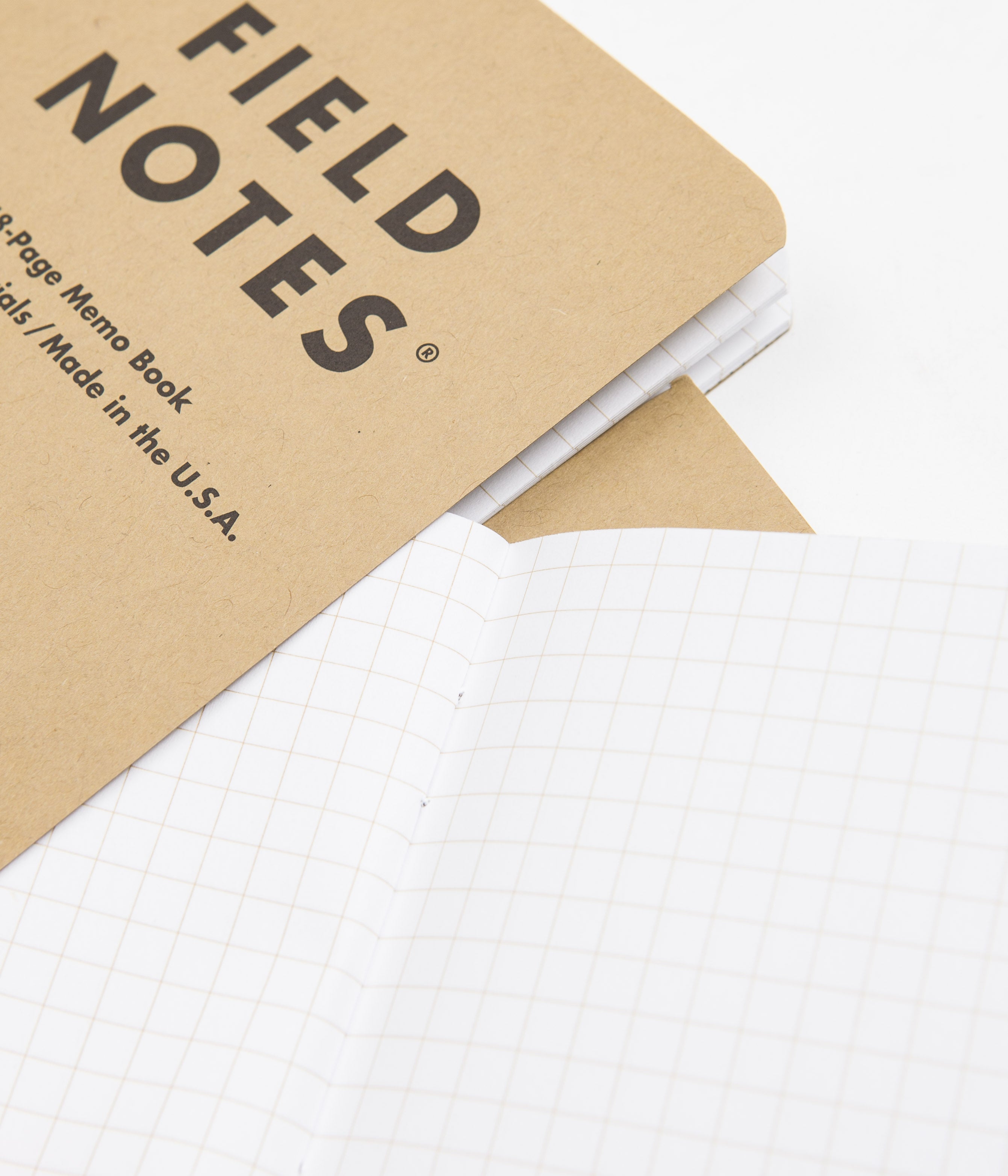 Field Notes Original Kraft Notebooks (3 Pack) - Graph Paper | Flatspot