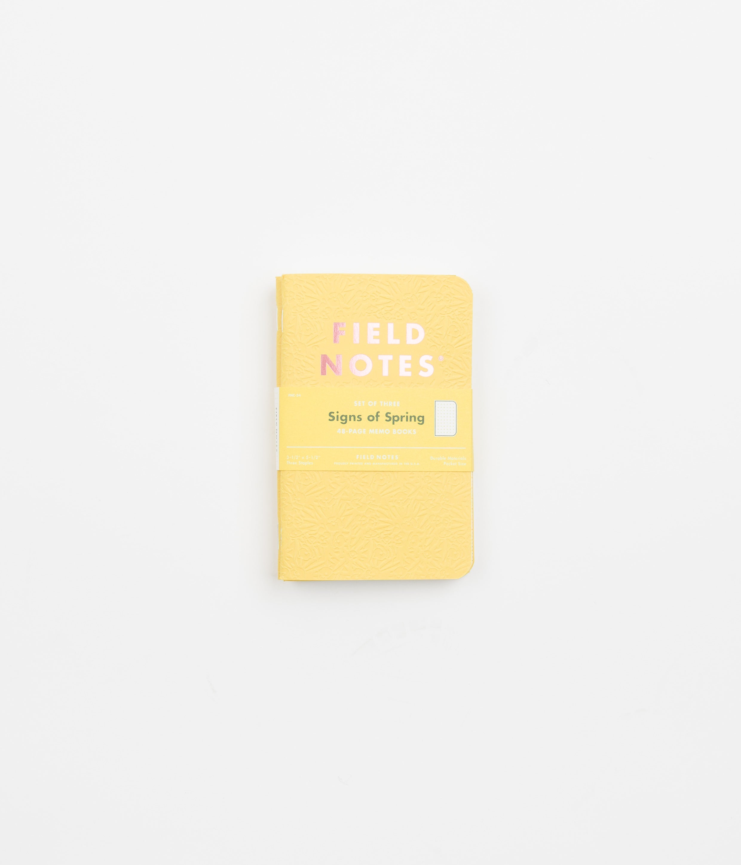 Field Notes Signs of Spring Memo Books (3 Pack) - Dot Graph Paper ...