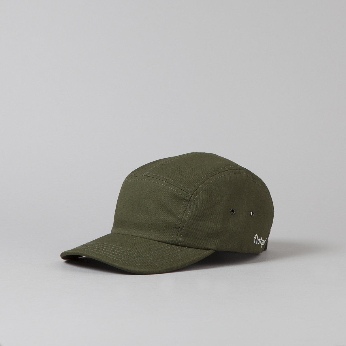 Flatspot Twill Jockey Cap - Olive