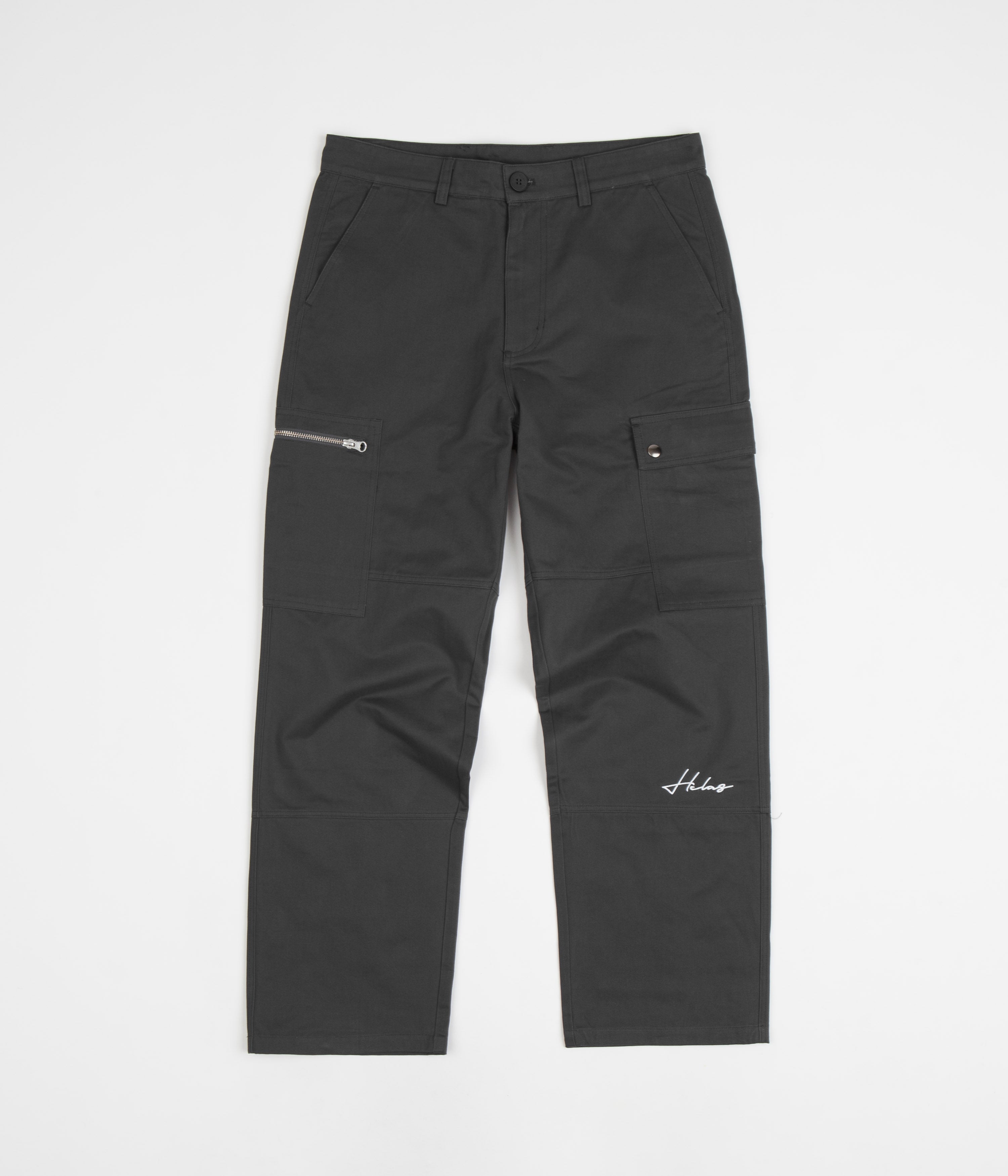 Helas Docky Cargo Pants - Dark Grey | Flatspot