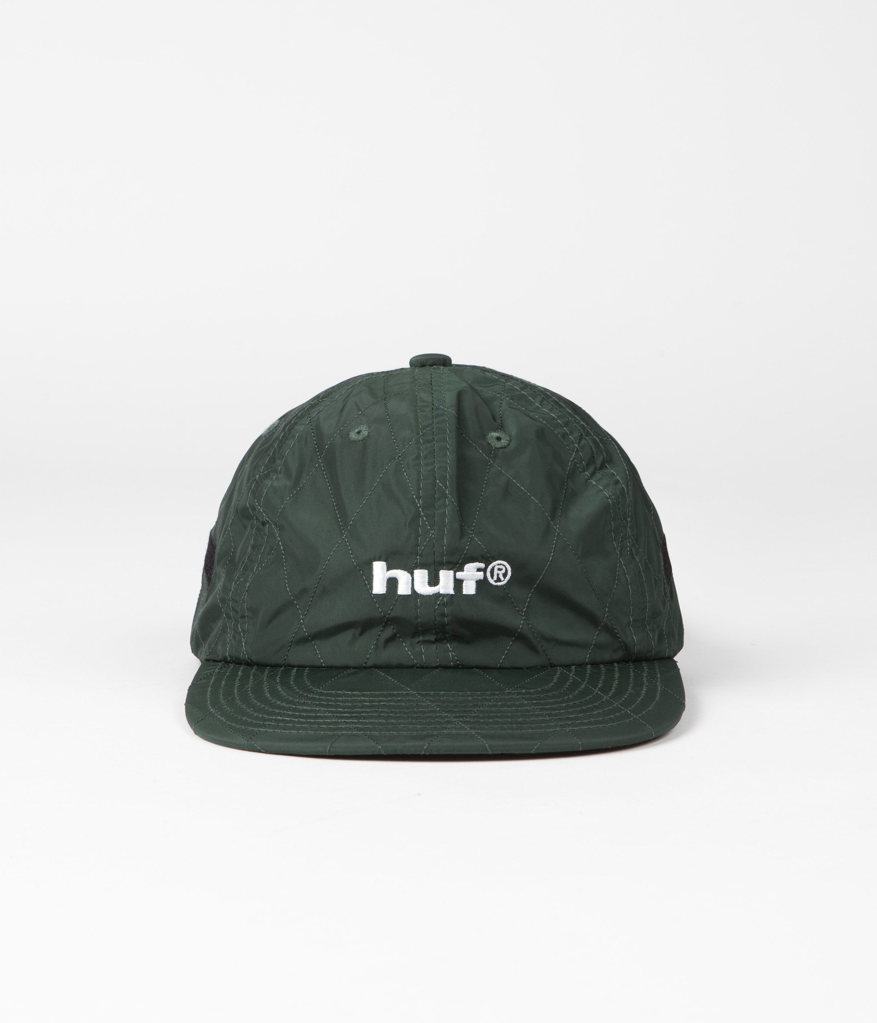 HUF Lightning Quilted Cap - Forest Green | Flatspot