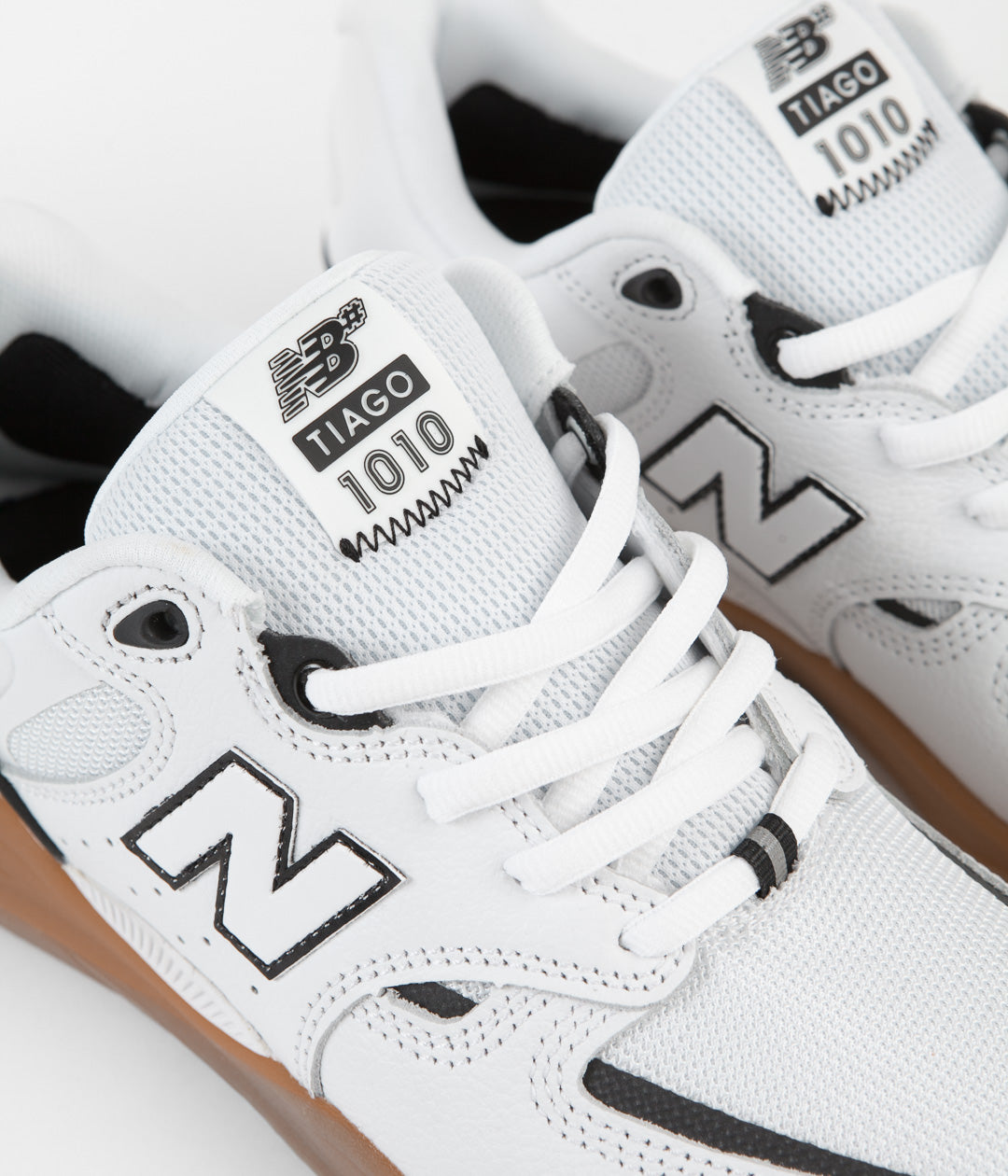 New Balance Numeric 1010 Tiago Lemos Shoes - White / Black | Flatspot