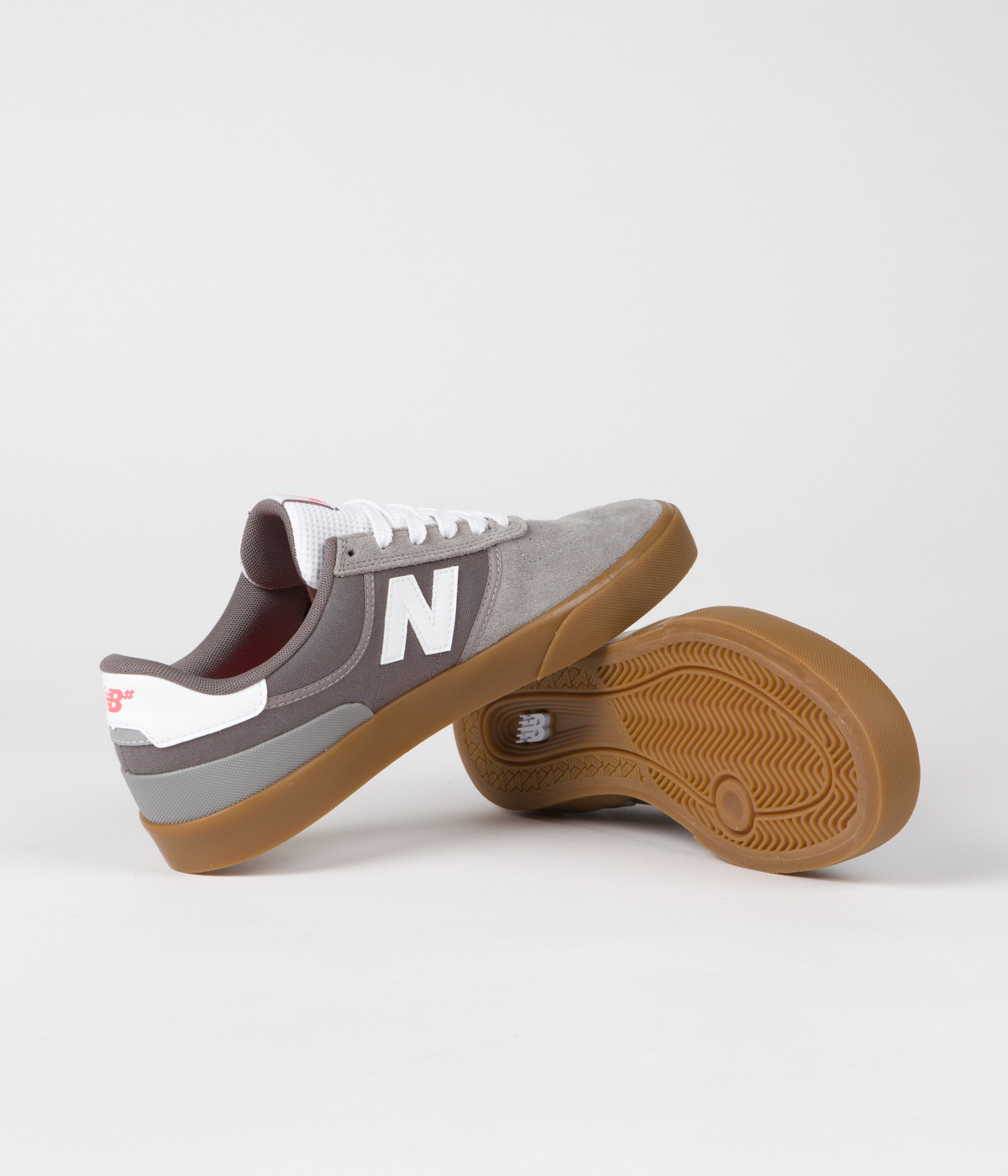 New Balance Numeric 272 Shoes - Grey / Gum | Flatspot