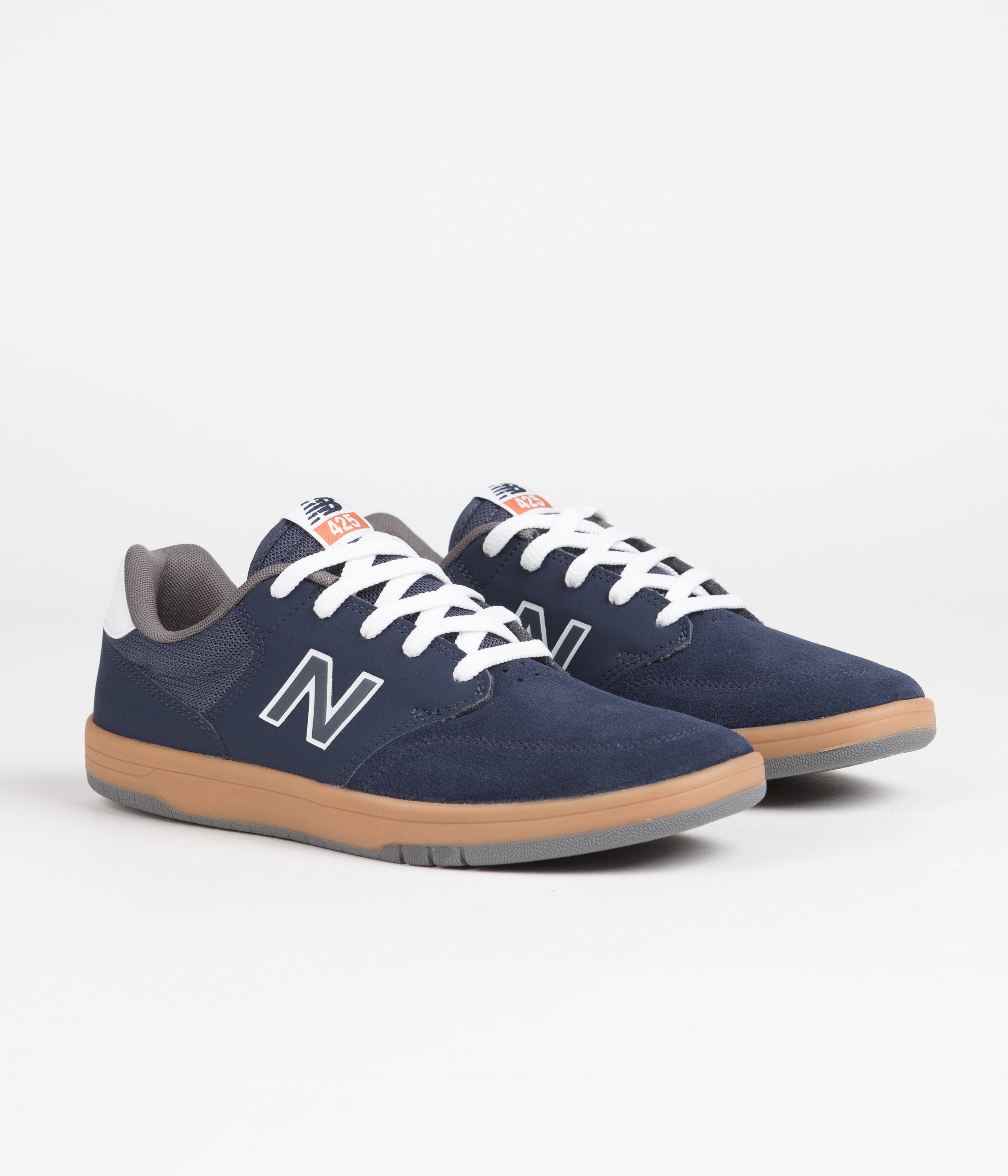 New Balance Numeric 425 Shoes - Navy / Atomic Yellow | Flatspot