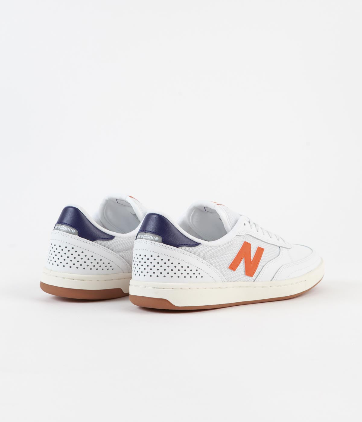 New Balance Numeric 440 Shoes - White / Orange | Flatspot