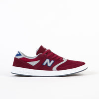 New Balance Numeric 598 Shoes - Red / Grey | Flatspot