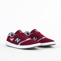 New Balance Numeric 598 Shoes - Red / Grey | Flatspot