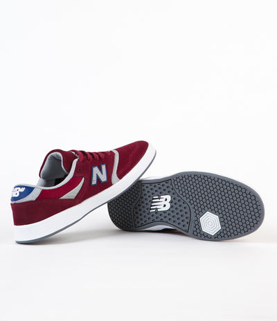 New Balance Numeric 598 Shoes - Red / Grey | Flatspot