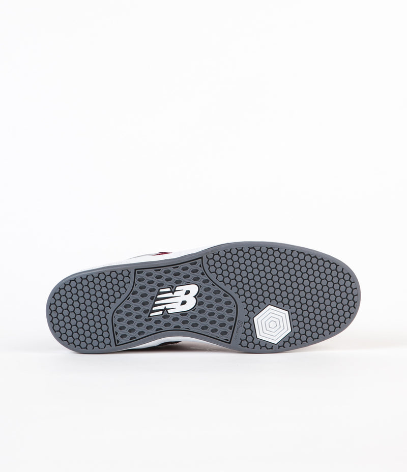 New Balance Numeric 598 Shoes - Red / Grey | Flatspot