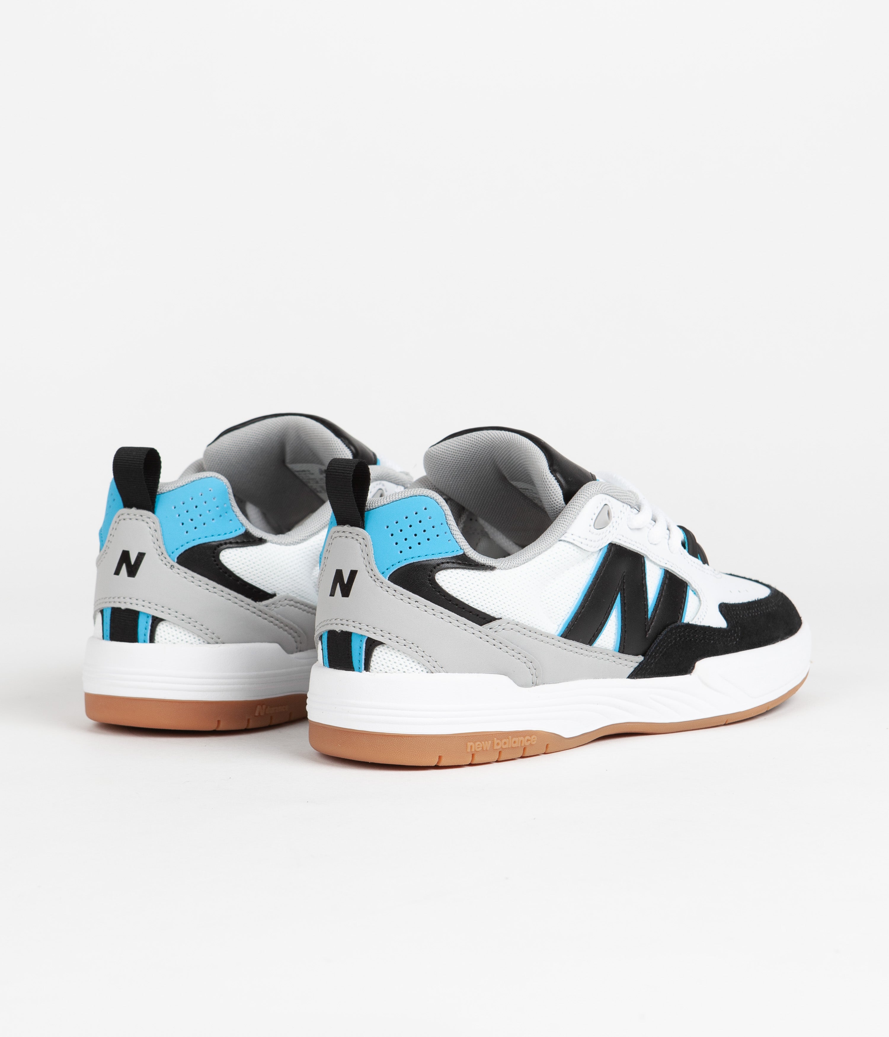 New Balance Numeric 808 Tiago Lemos Shoes - White / Black | flatspot