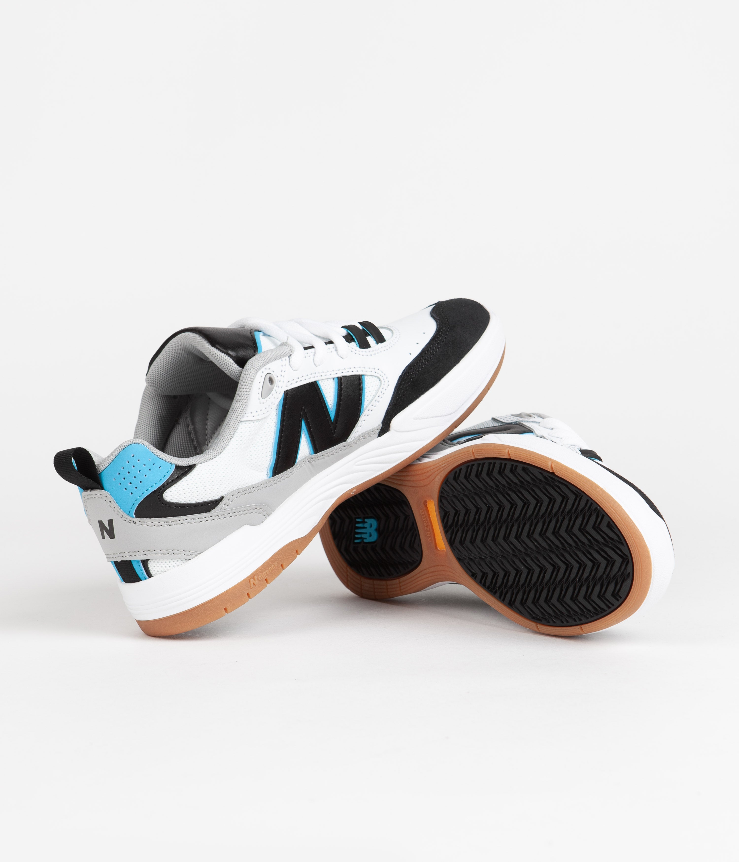 New Balance Numeric 808 Tiago Lemos Shoes - White / Black | Flatspot