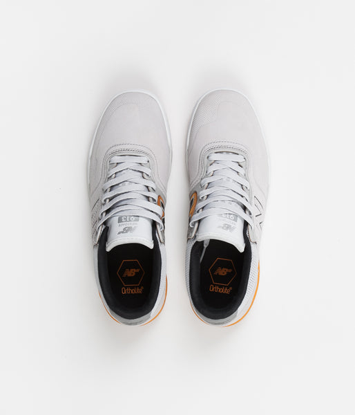 New Balance Numeric 913 Shoes - Silver / Orange | Flatspot