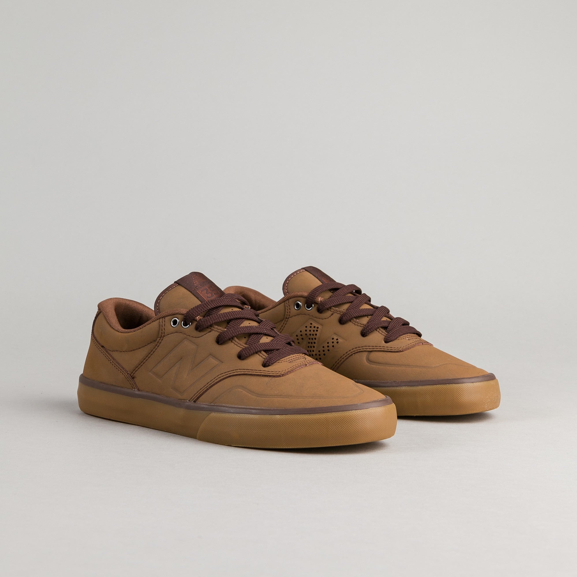 New Balance Numeric Arto 358 Shoes - Saddle Gum | Flatspot