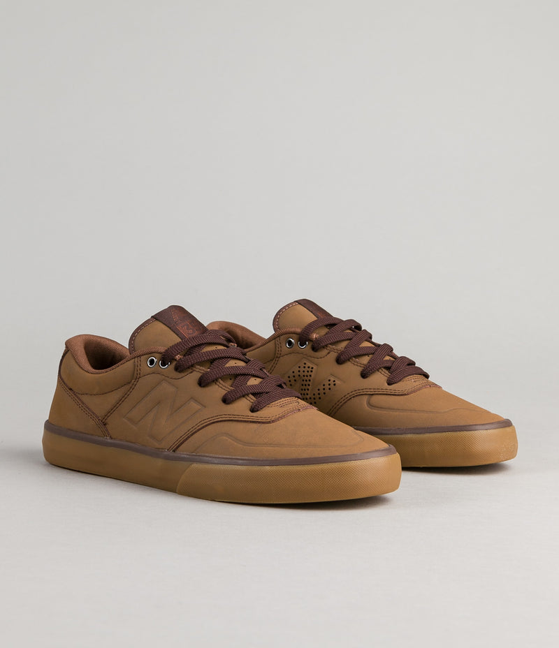 New Balance Numeric Arto 358 Shoes - Saddle Gum | Flatspot