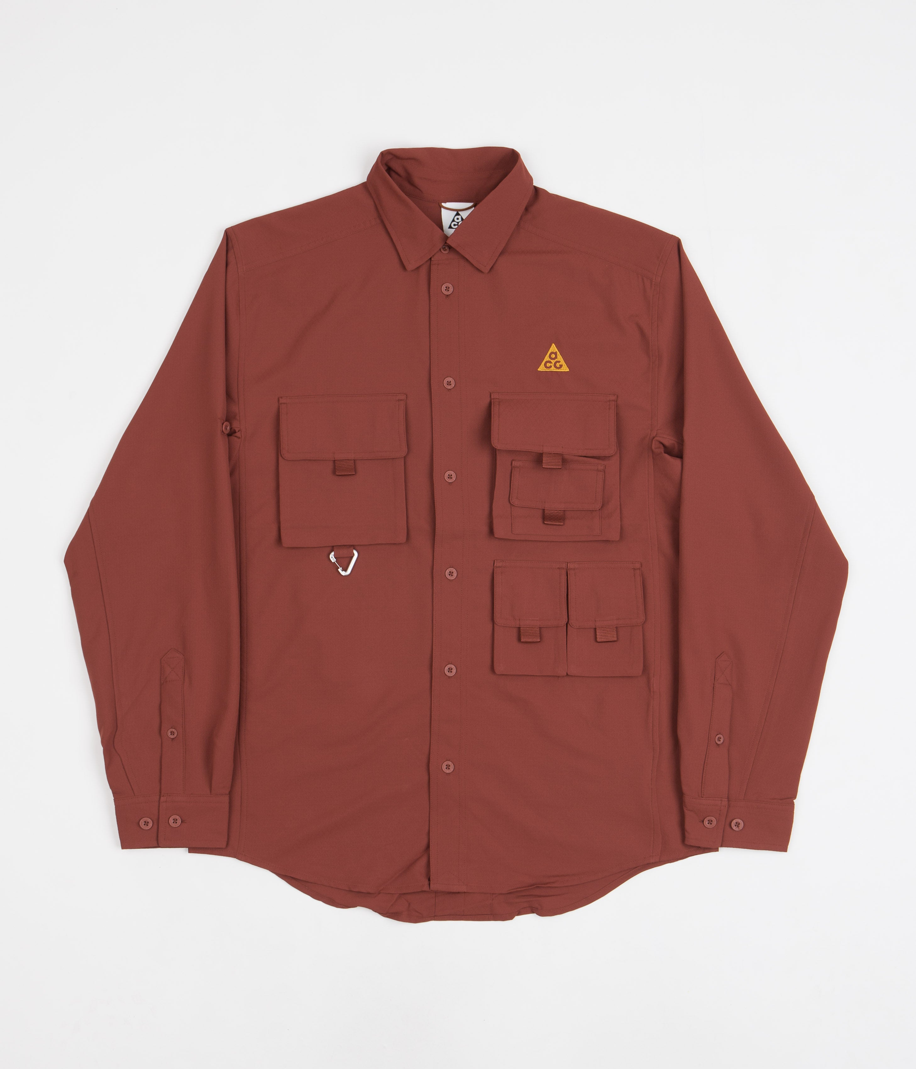 Nike ACG UV Devastation Trail Shirt - Mars Stone / Gold Suede | Flatspot