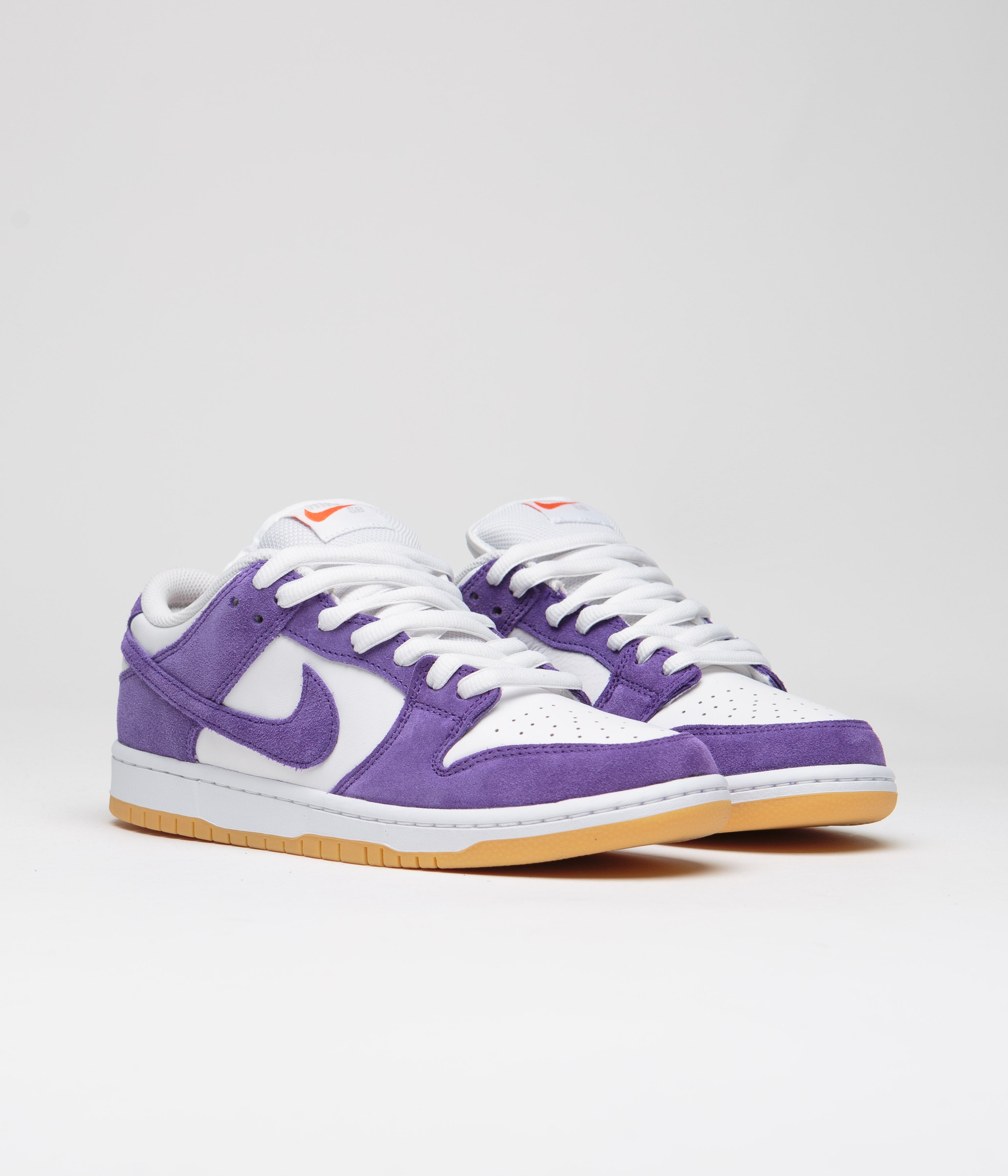 Nike SB Dunk Low Pro Shoes - Court Purple / Court Purple - White | Flatspot