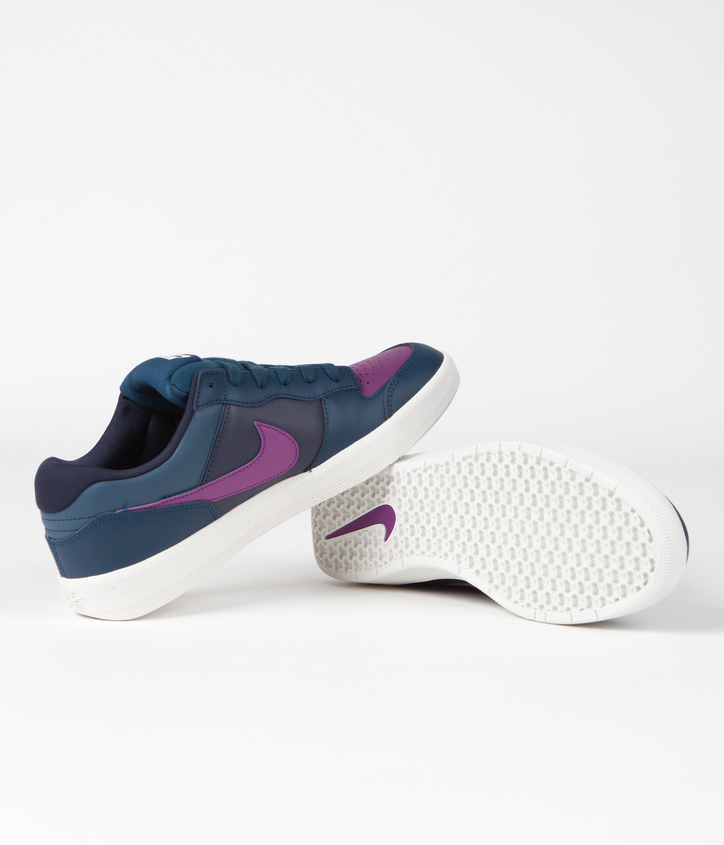 Nike SB Force 58 Premium Shoes - Obsidian / Viotech - Midnight Turquoi ...