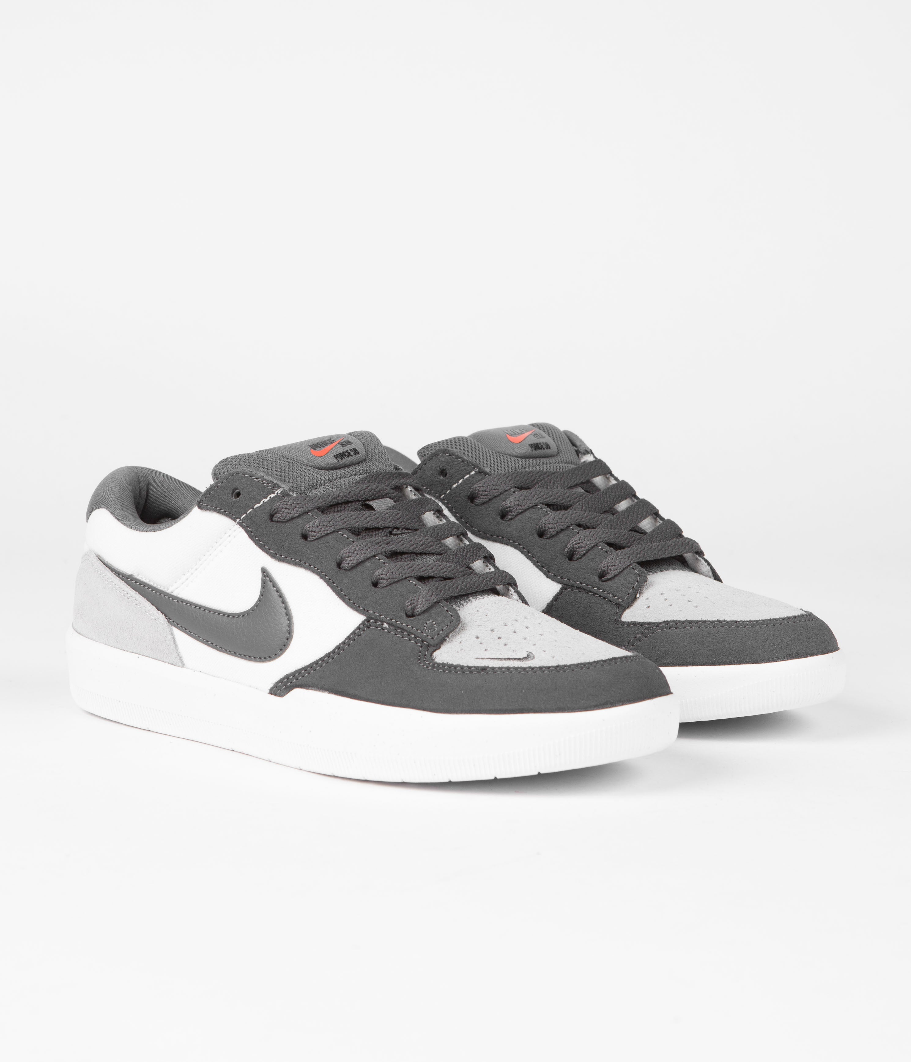 Nike SB Force 58 Shoes - Dark Grey / Dark Grey - White - Wolf Grey ...