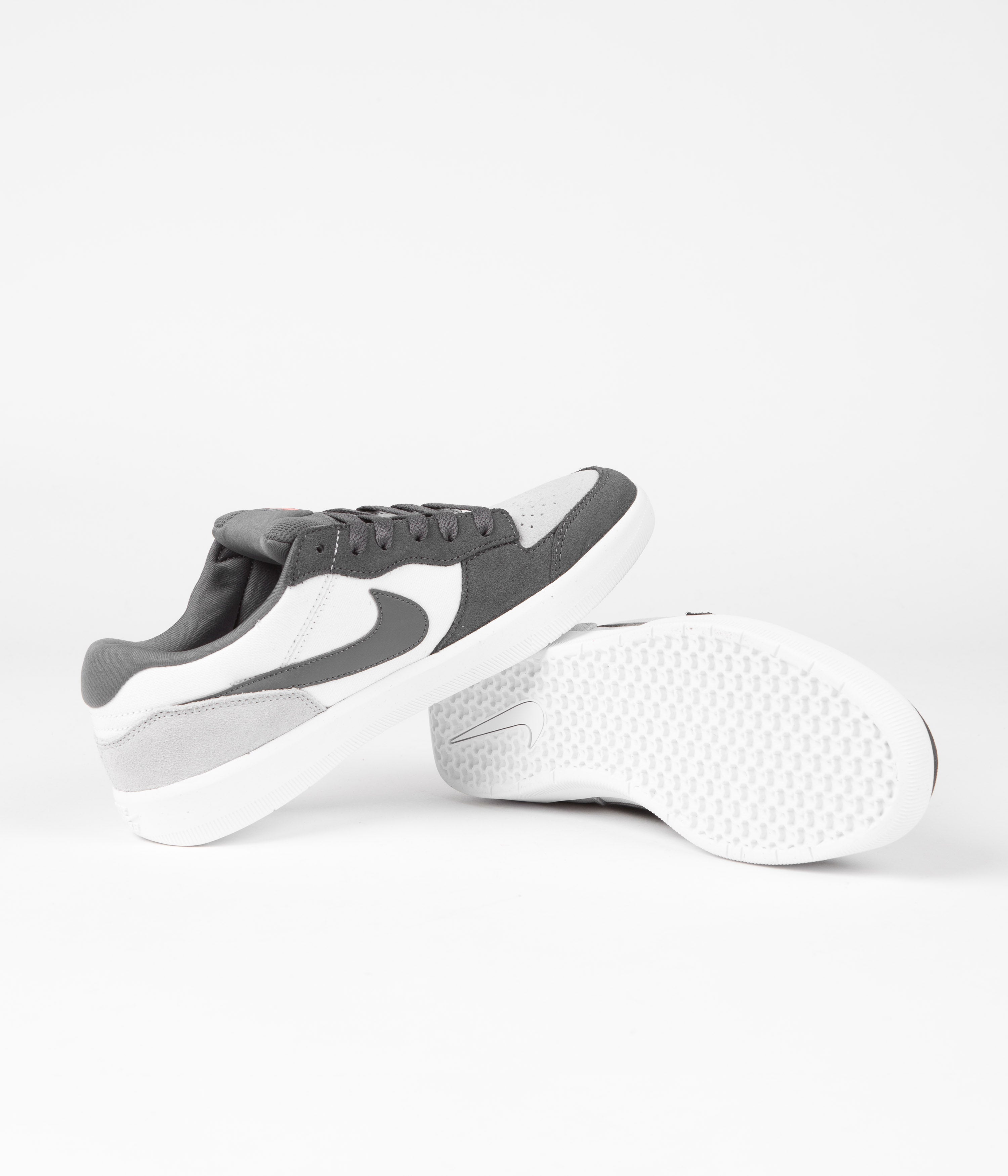 Nike SB Force 58 Shoes - Dark Grey / Dark Grey - White - Wolf Grey ...