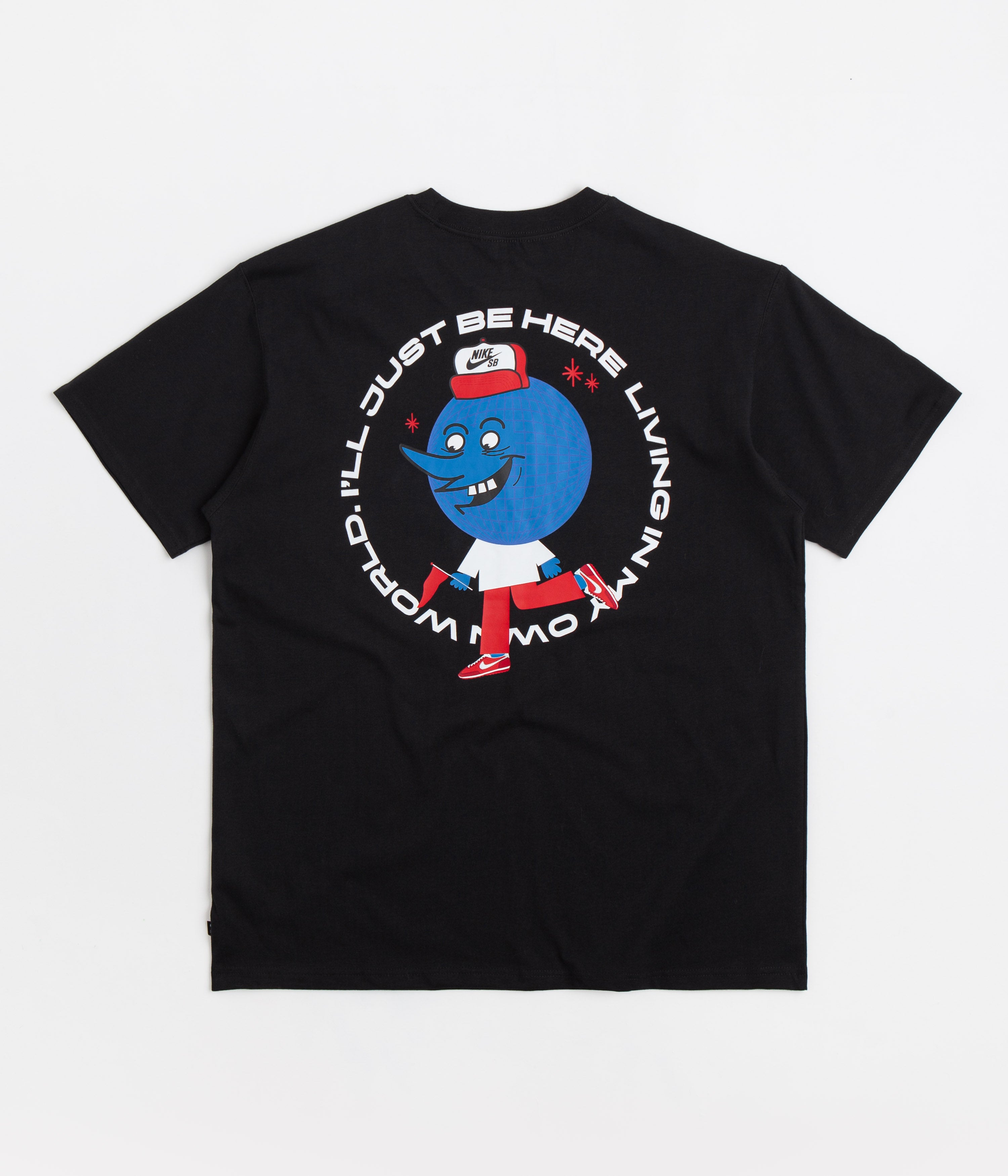 Nike SB Globe Guy T-Shirt - Black | Flatspot