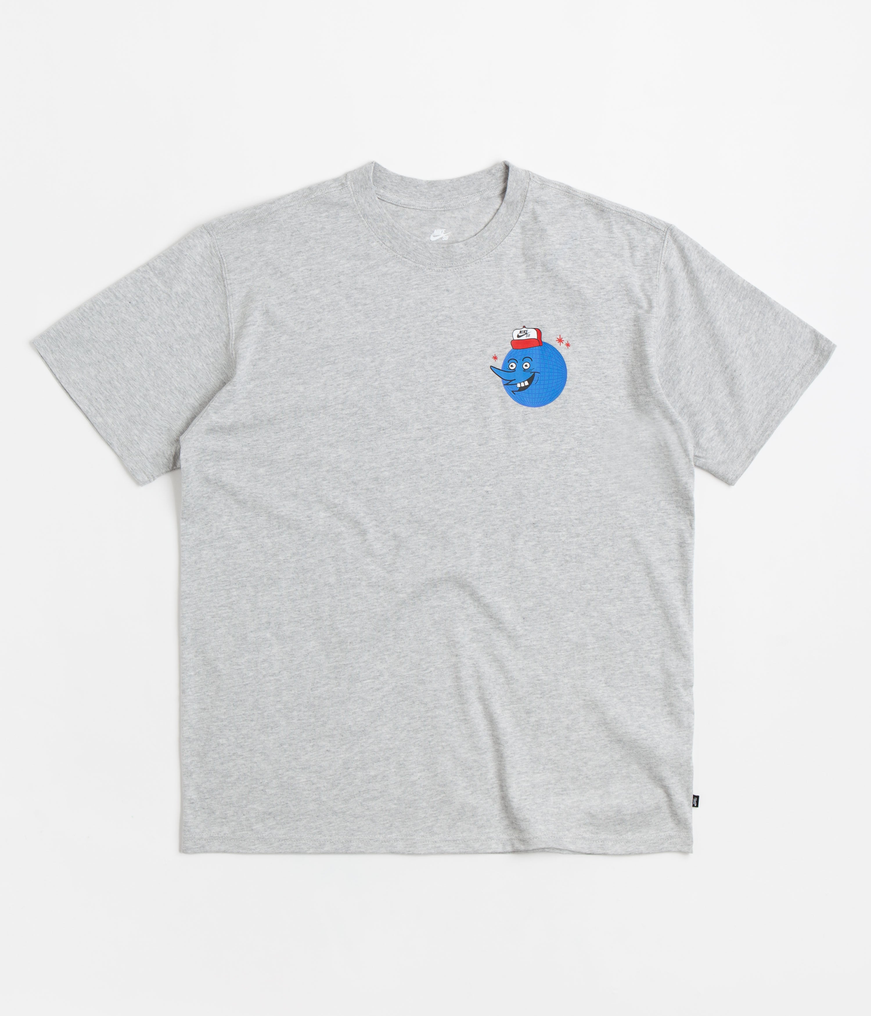 Nike SB Globe Guy T-Shirt - Grey Heather | Flatspot