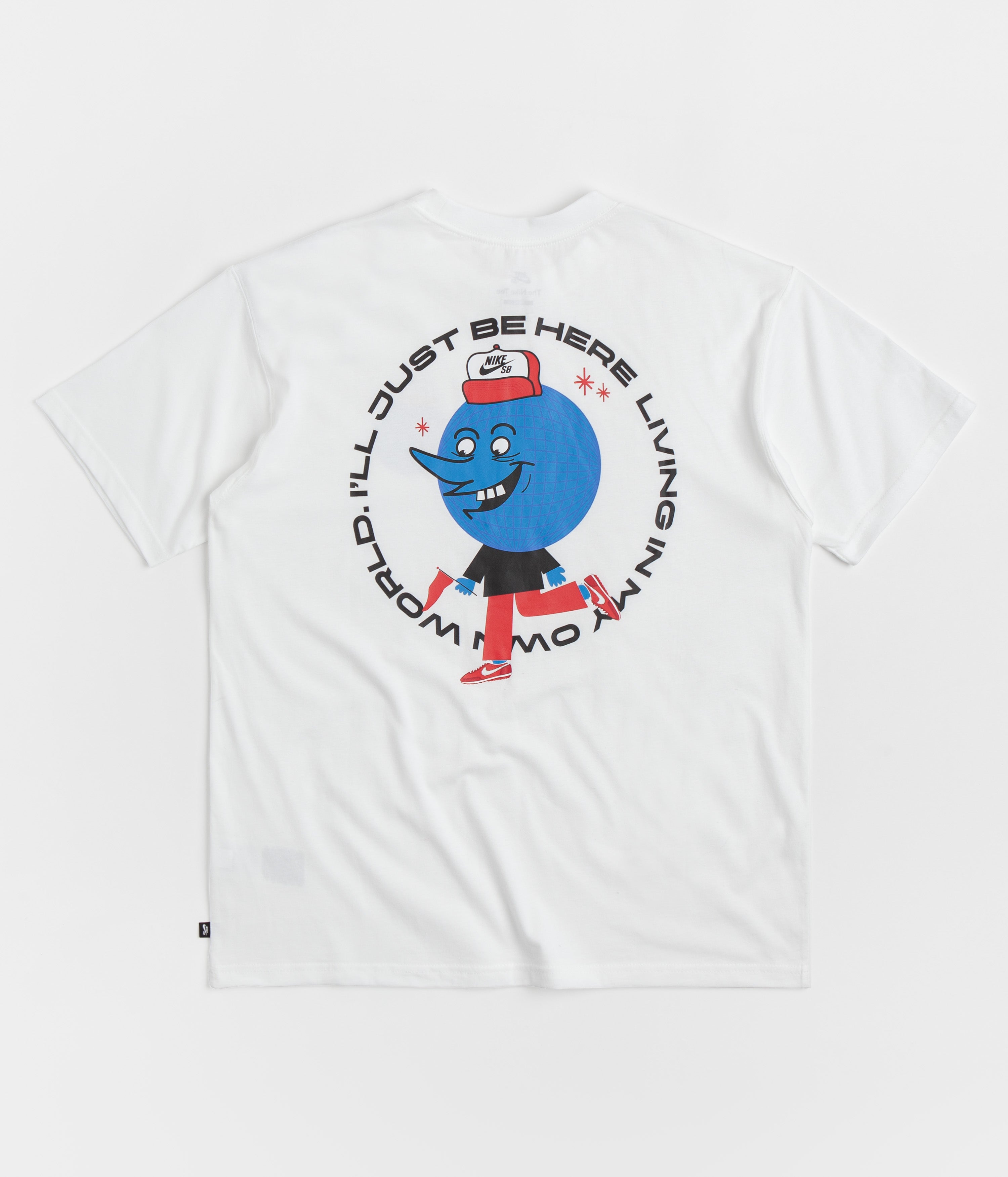 Nike SB Globe Guy T-Shirt - White | Flatspot