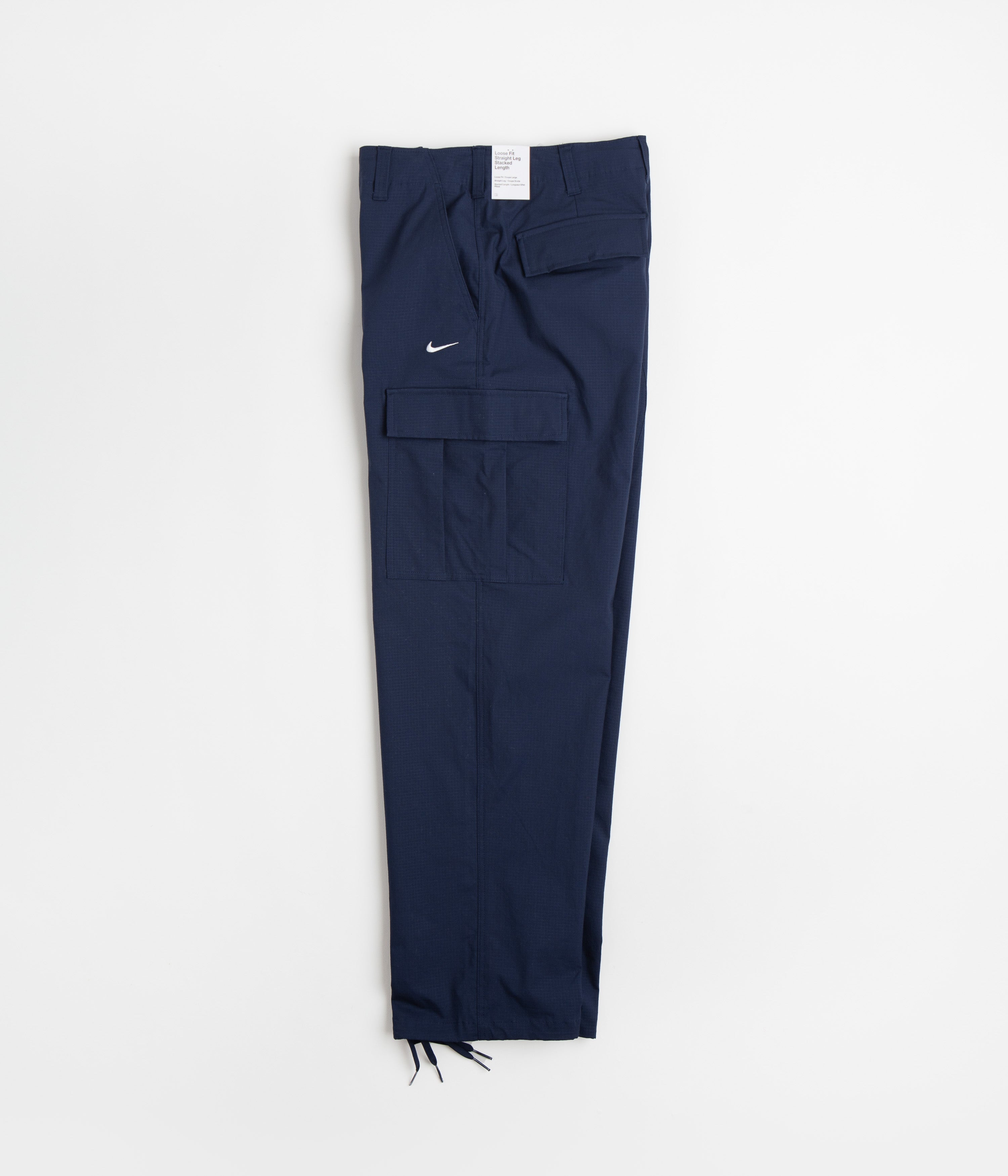 Nike SB Kearny Cargo Pants - Midnight Navy / White | flatspot