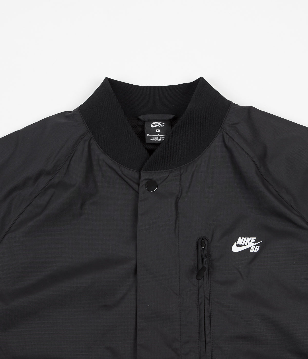 Nike SB Seasonal Skate Jacket - Black / Black / Black / White | Flatspot