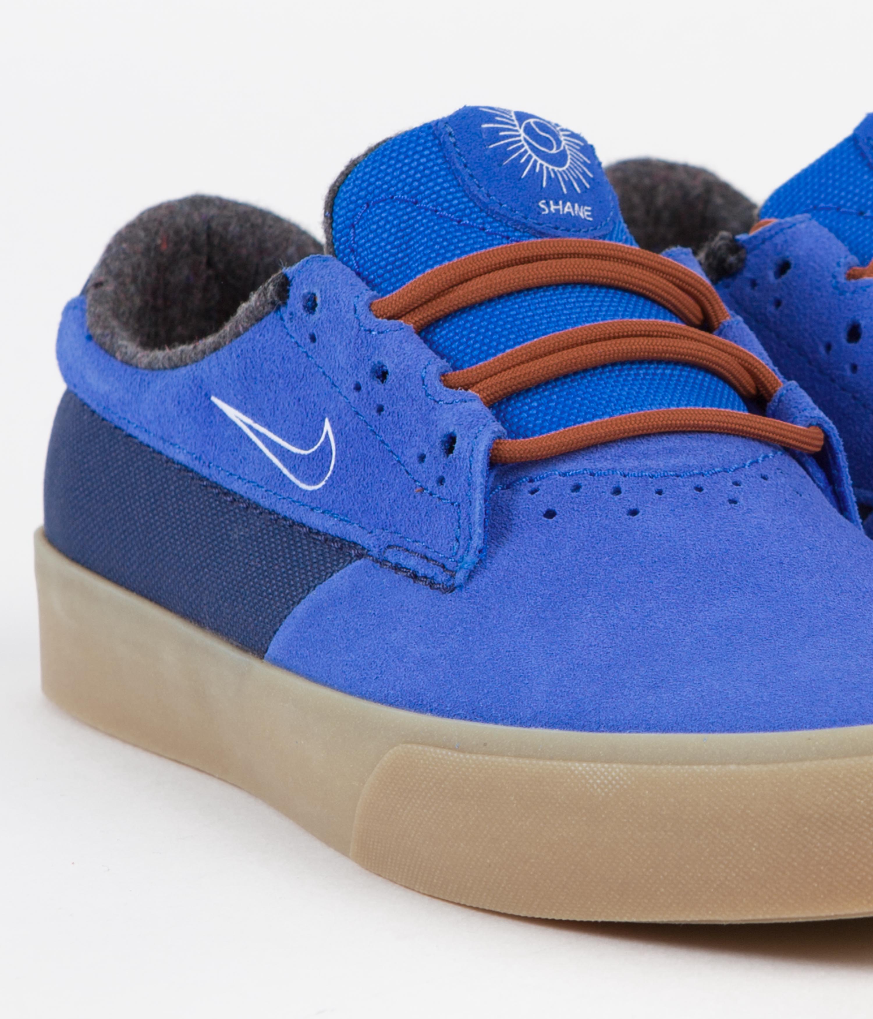 Nike SB Shane Premium Shoes - Signal Blue / White - Navy - Black | Flatspot