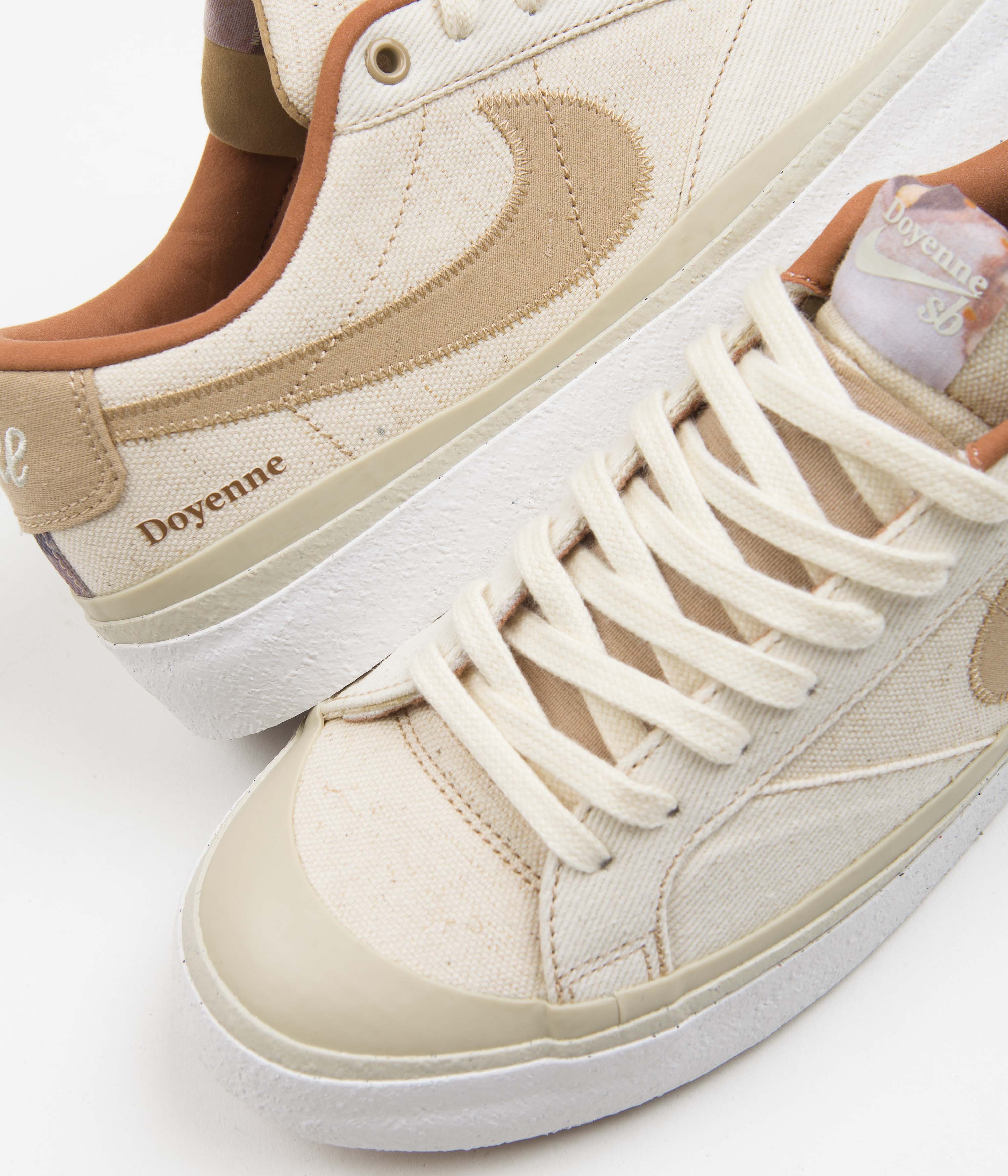 Nike SB x Doyenne Blazer Low Shoes - Coconut Milk / Rattan - Limestone ...