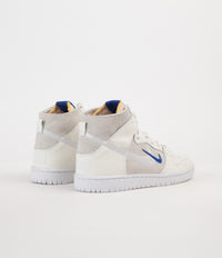 Nike SB x Soulland Dunk High Pro Shoes - Sail / Game Royal - White ...