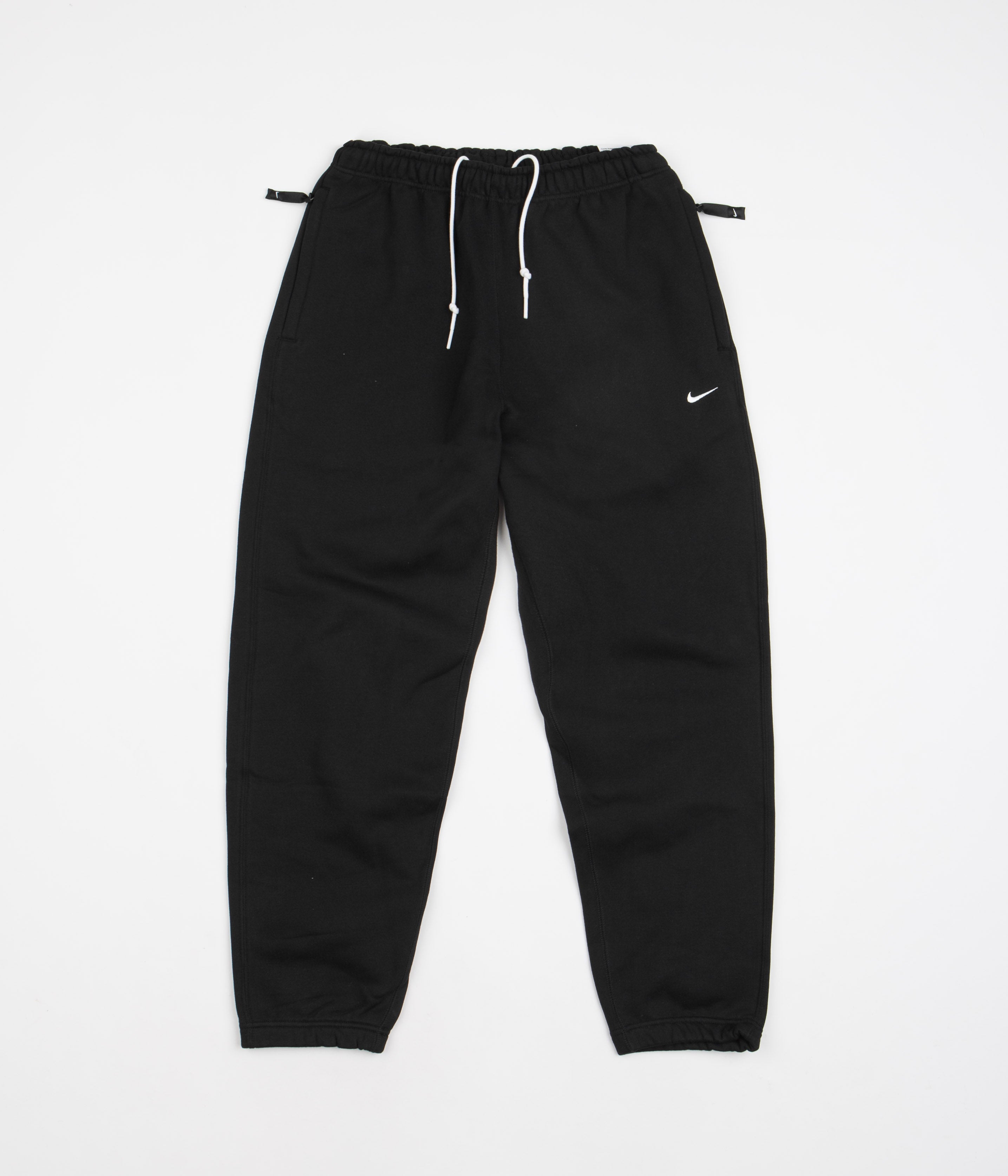 Nike Solo Swoosh Sweatpants - Black / White | Flatspot