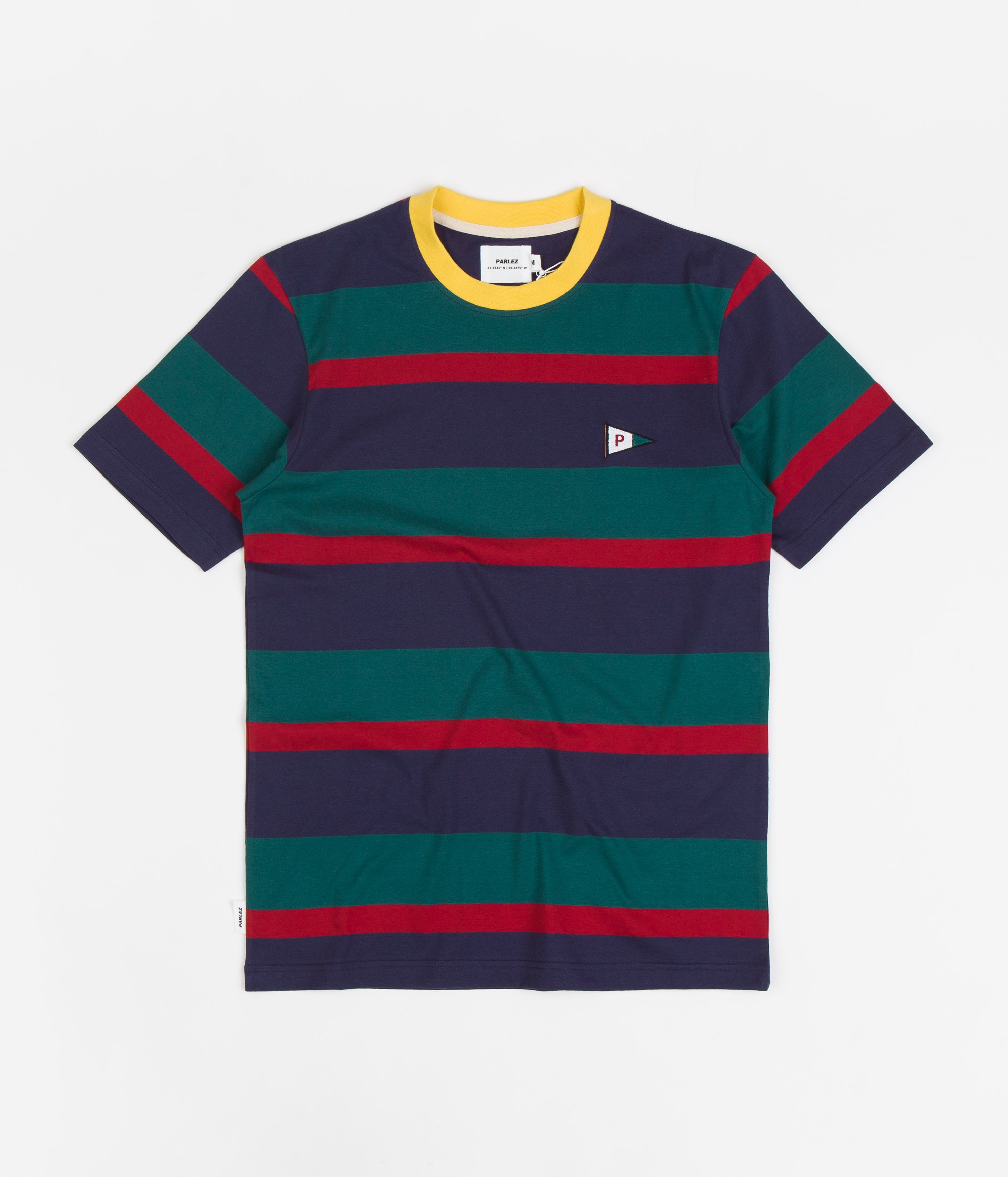 Parlez Baca T-Shirt - Navy | Flatspot