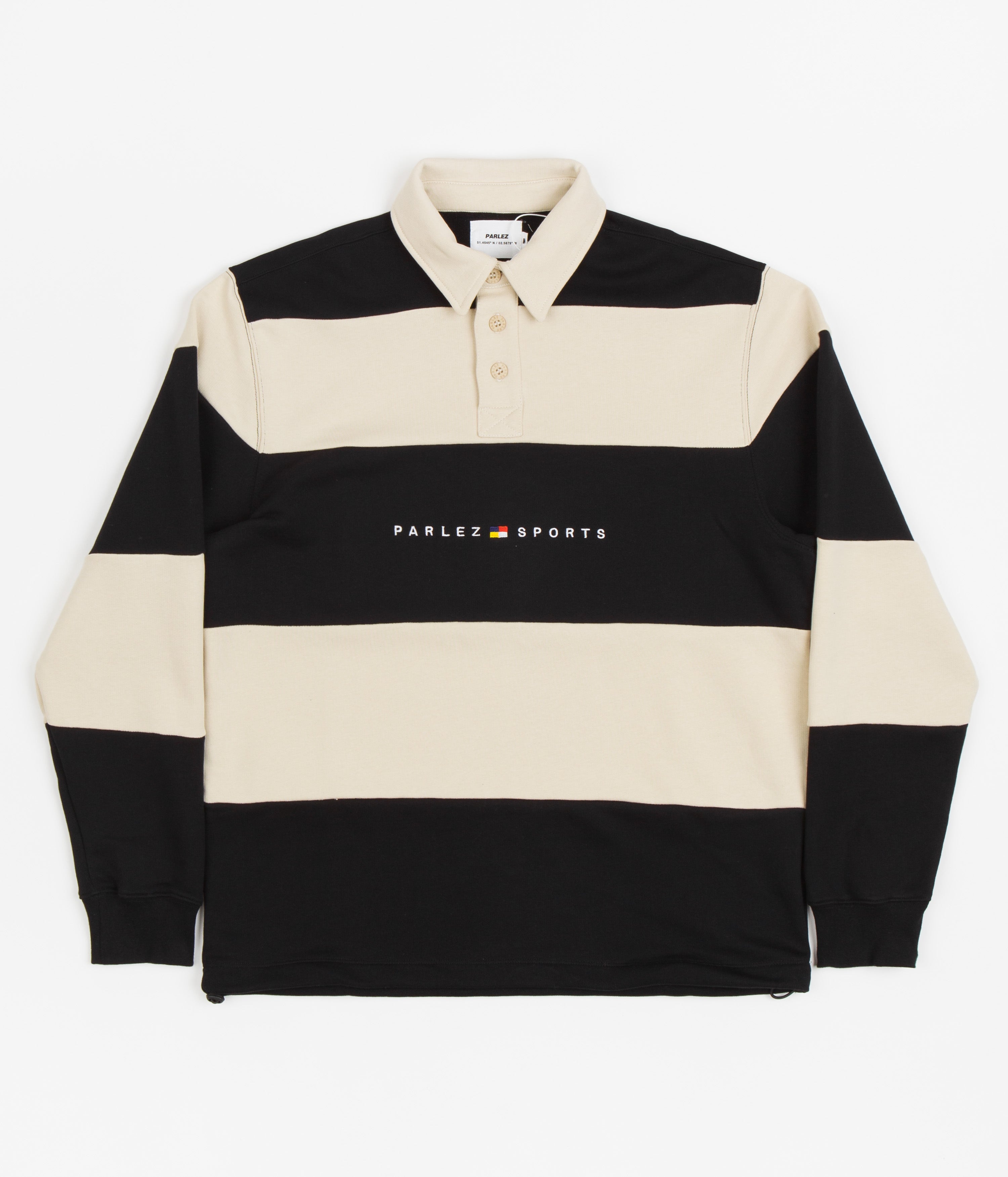 Parlez Standfast Rugby Shirt - Ecru | Flatspot