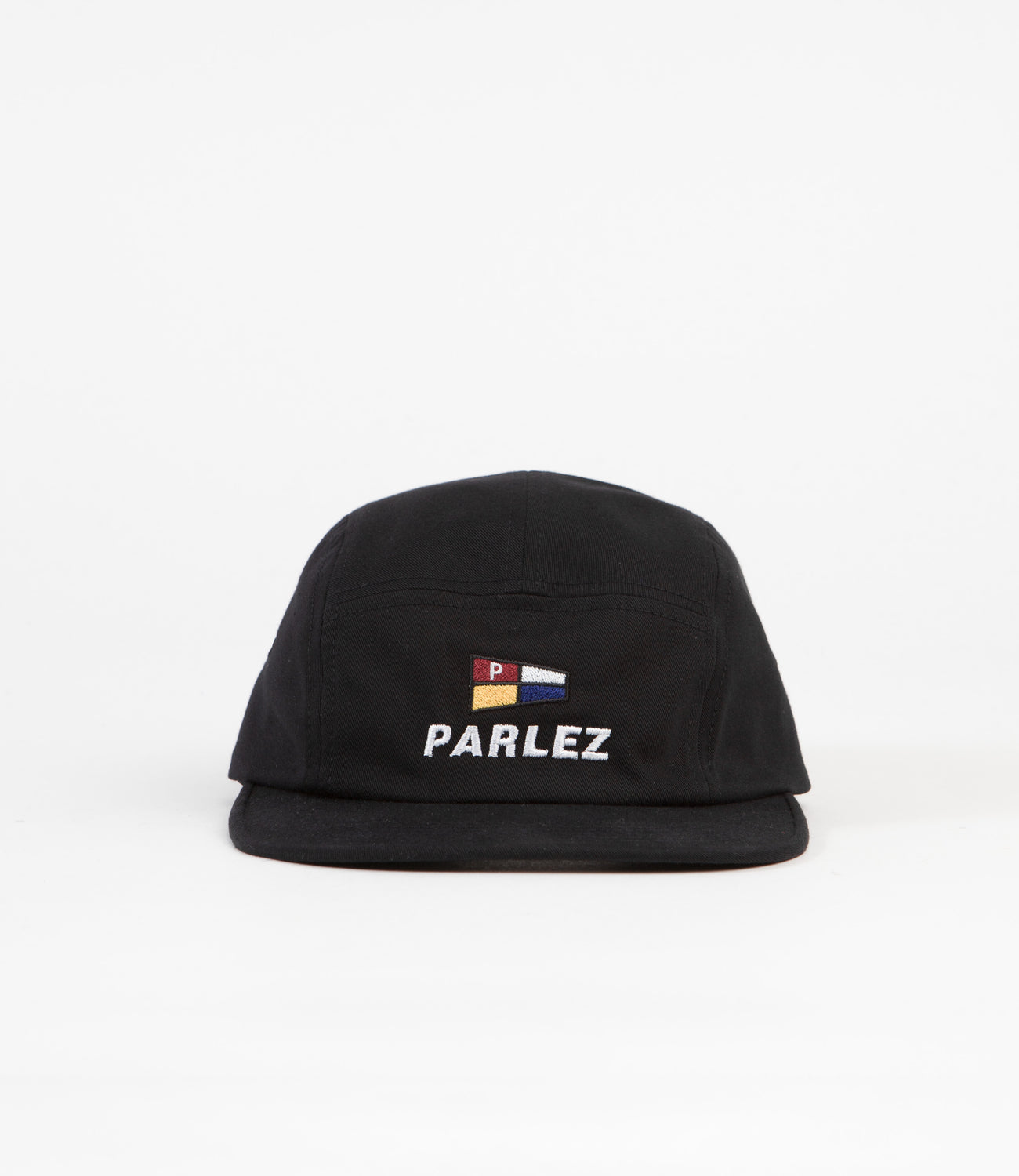 Parlez Tradewinds 5 Panel Cap - Black | Flatspot
