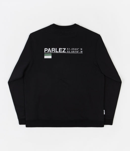 Parlez Westerly Crewneck Sweatshirt - Black | Flatspot