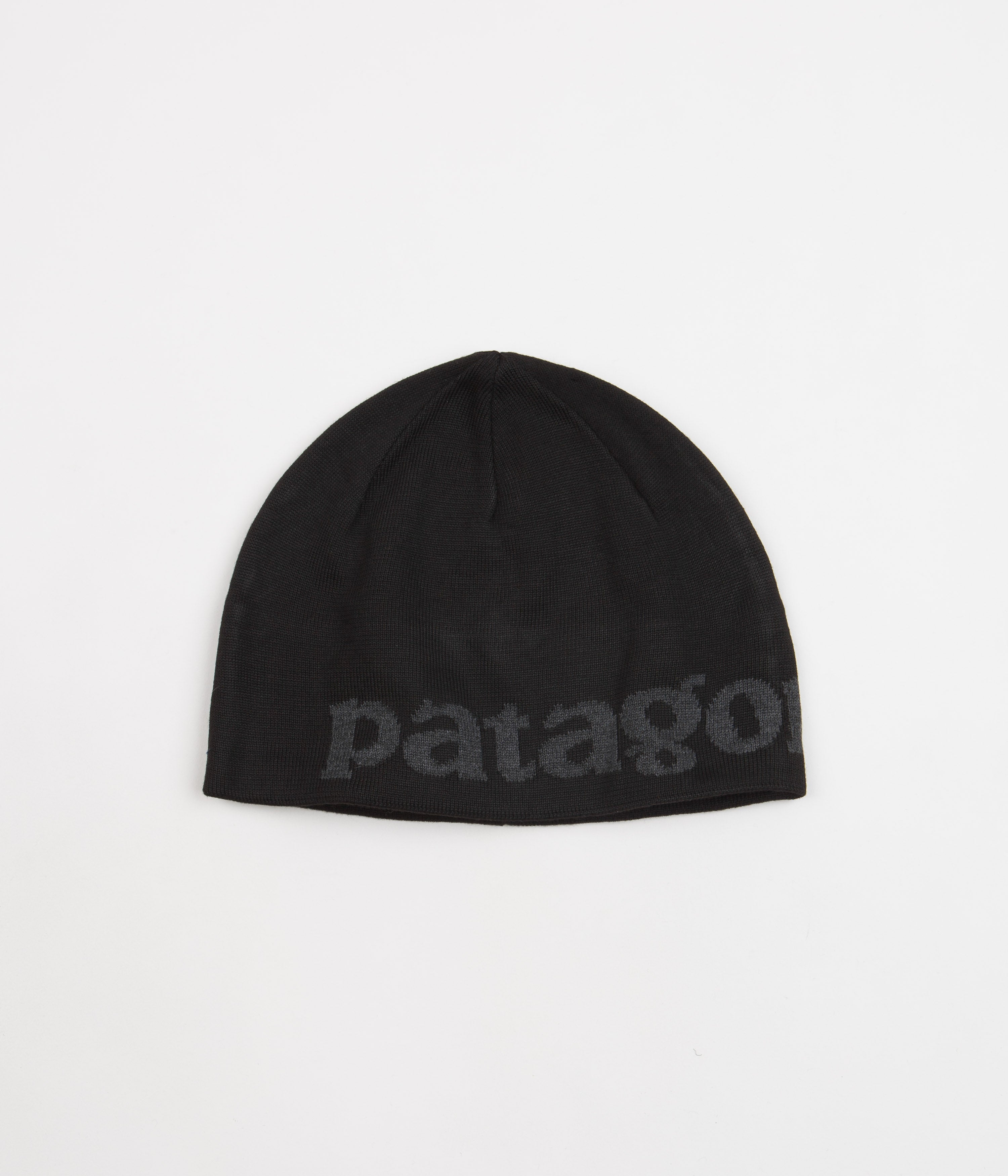 Patagonia Beanie - Logo Belwe: Black | Flatspot