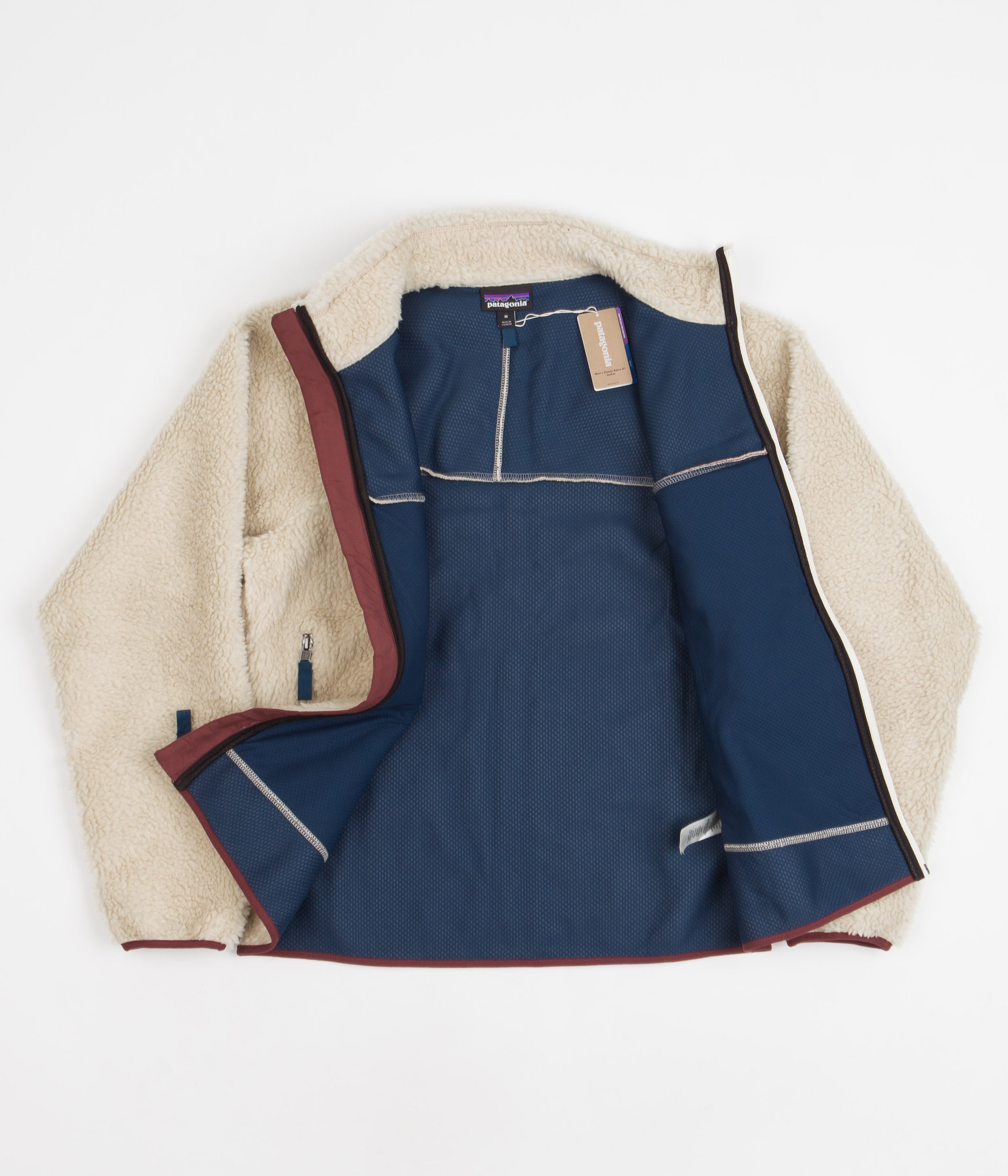 Patagonia Classic Retro-X Jacket - Dark Natural / Sequoia Red | Flatspot