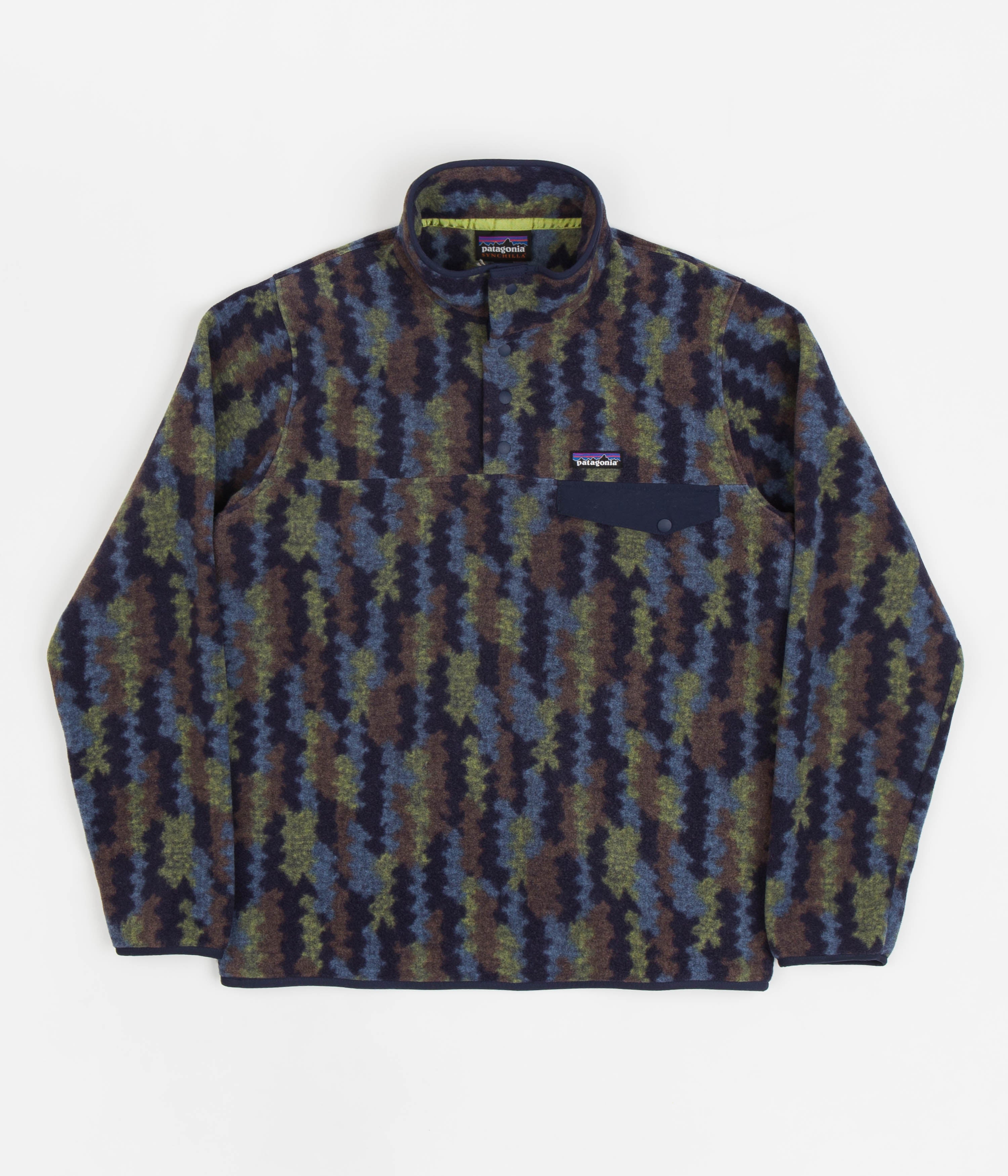 Patagonia Lightweight Synchilla Snap-T Fleece - Climbing Trees Ikat: N | Flatspot
