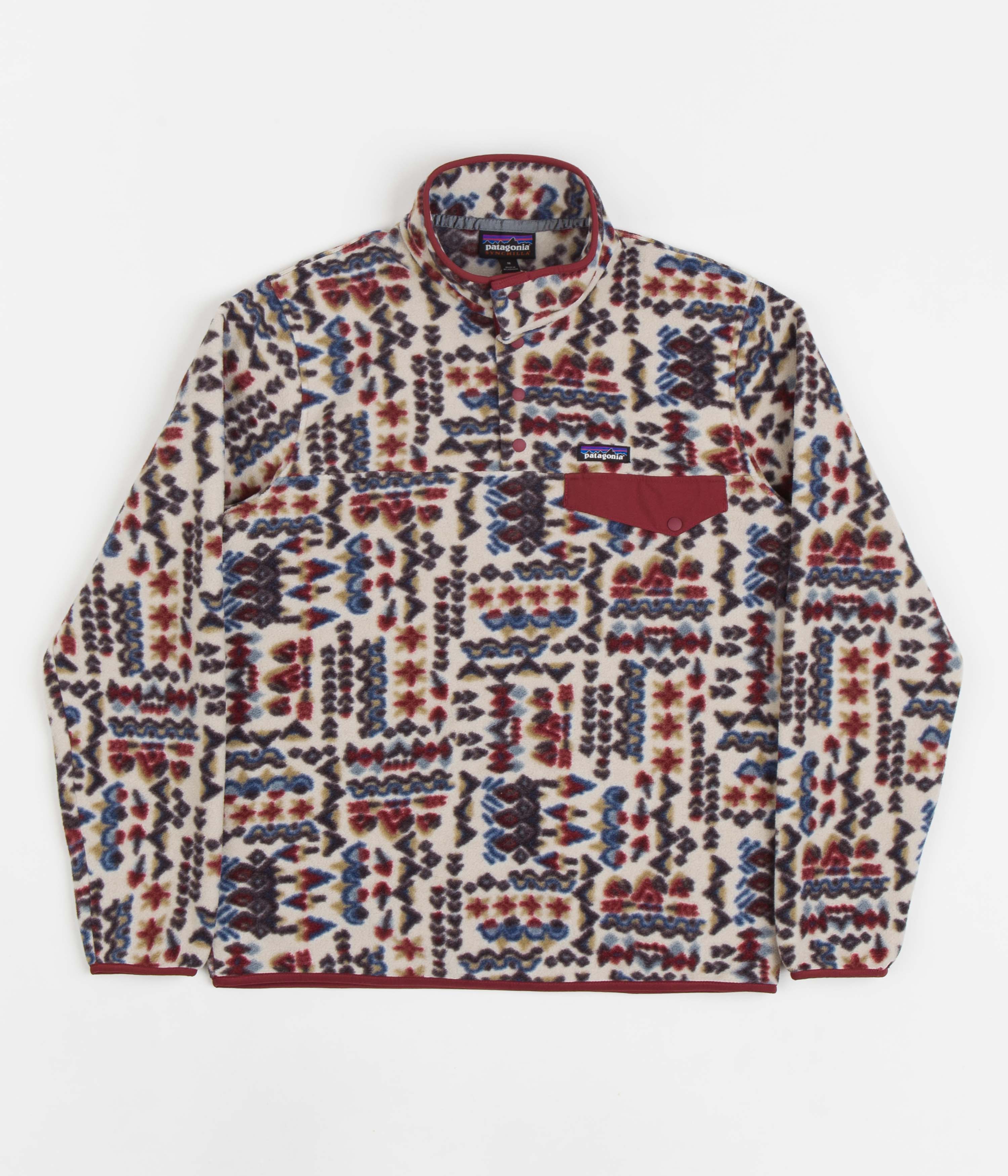 Patagonia Lightweight Synchilla Snap-T Fleece - Wandering Woods: Pumic | Flatspot
