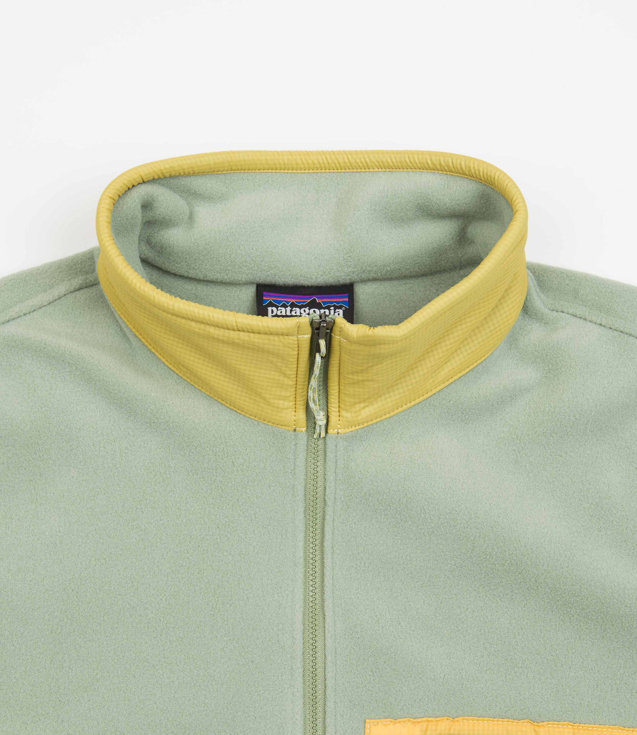 Patagonia Microdini 1/2 Zip Pullover Fleece - Salvia Green | Flatspot