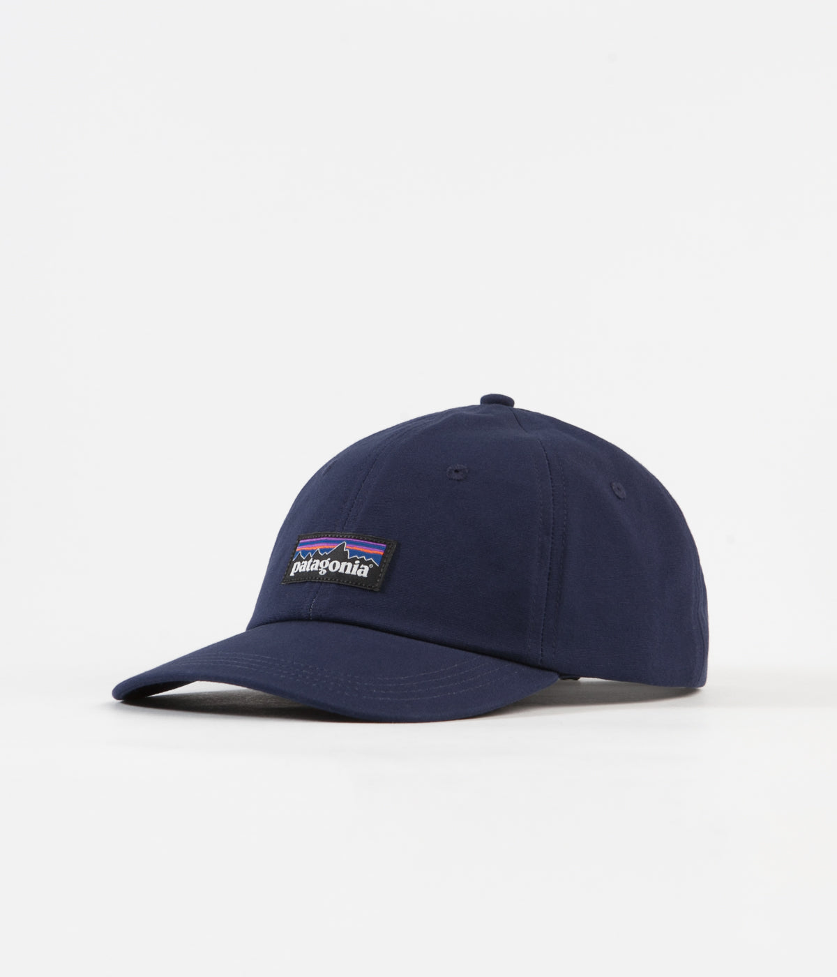 Patagonia P-6 Label Trad Cap - Black | Flatspot