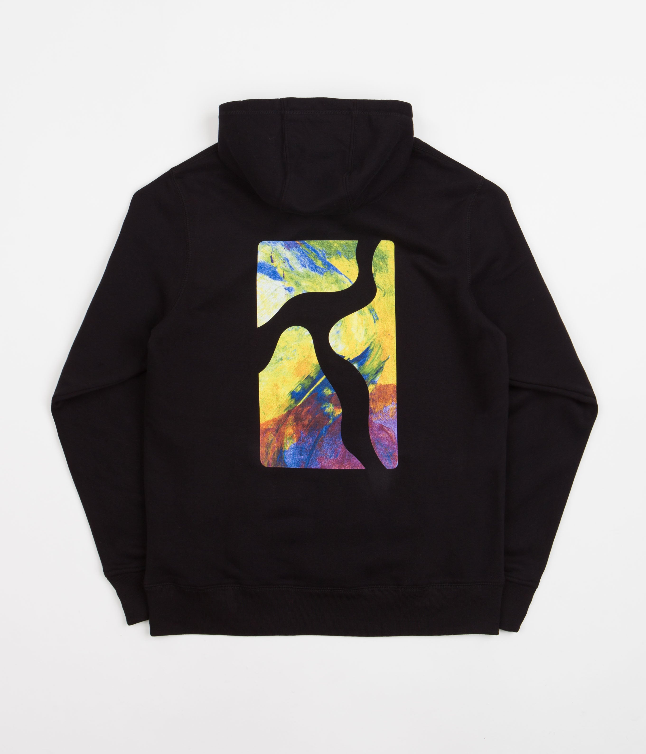 Poetic Collective Logo Cut Out Hoodie - Black | Flatspot