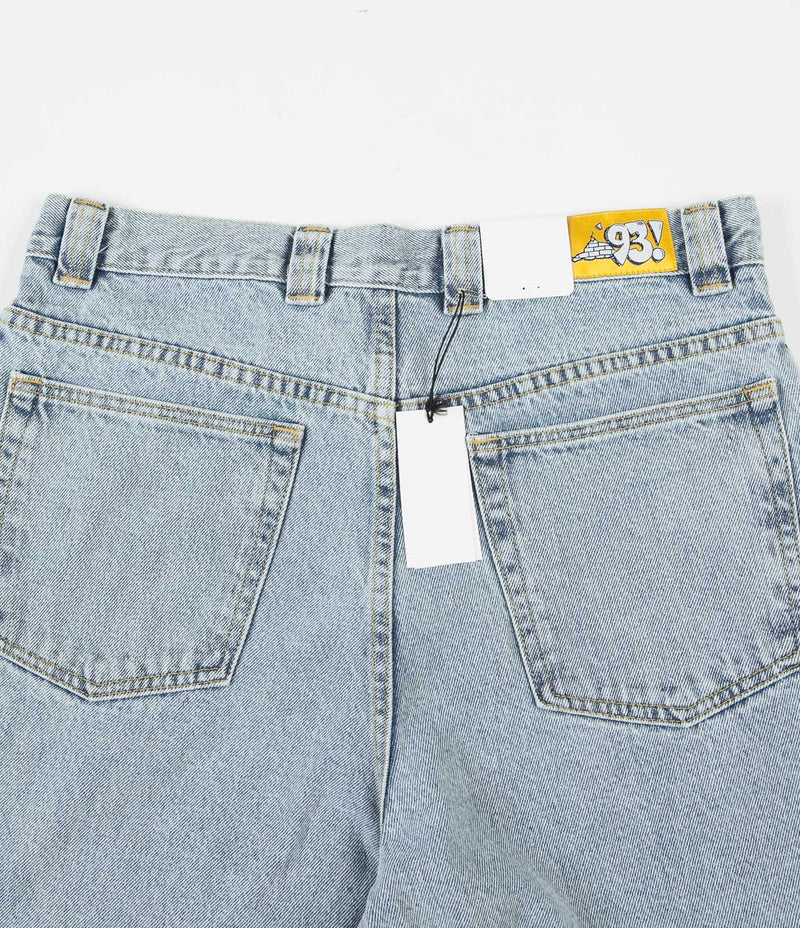 Polar 93 Denim Jeans - Light Blue / Yellow | Flatspot