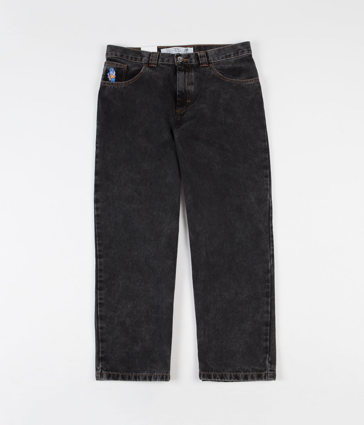 Polar 93 Denim Jeans - Washed Black | Flatspot