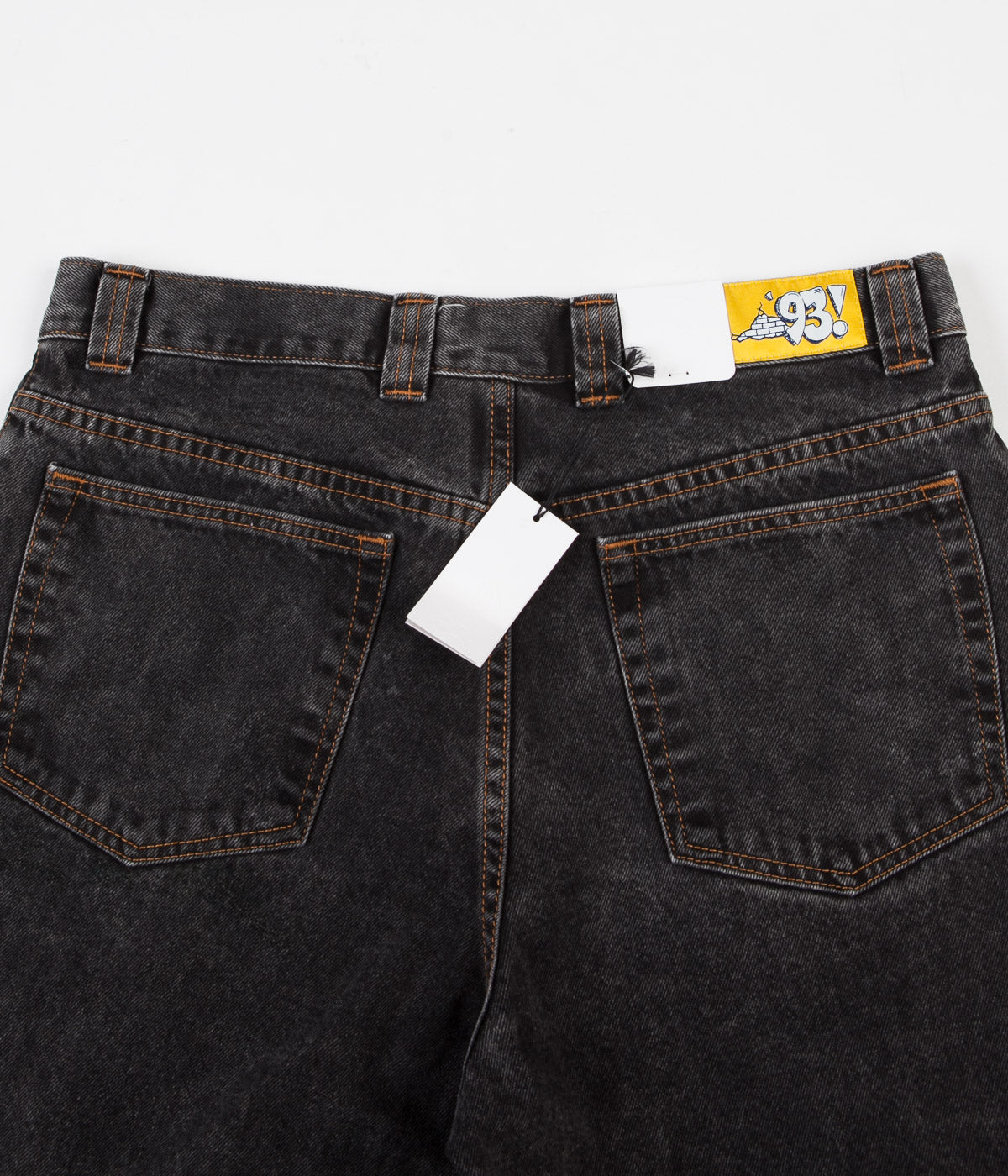 Polar 93 Denim Jeans - Washed Black | Flatspot