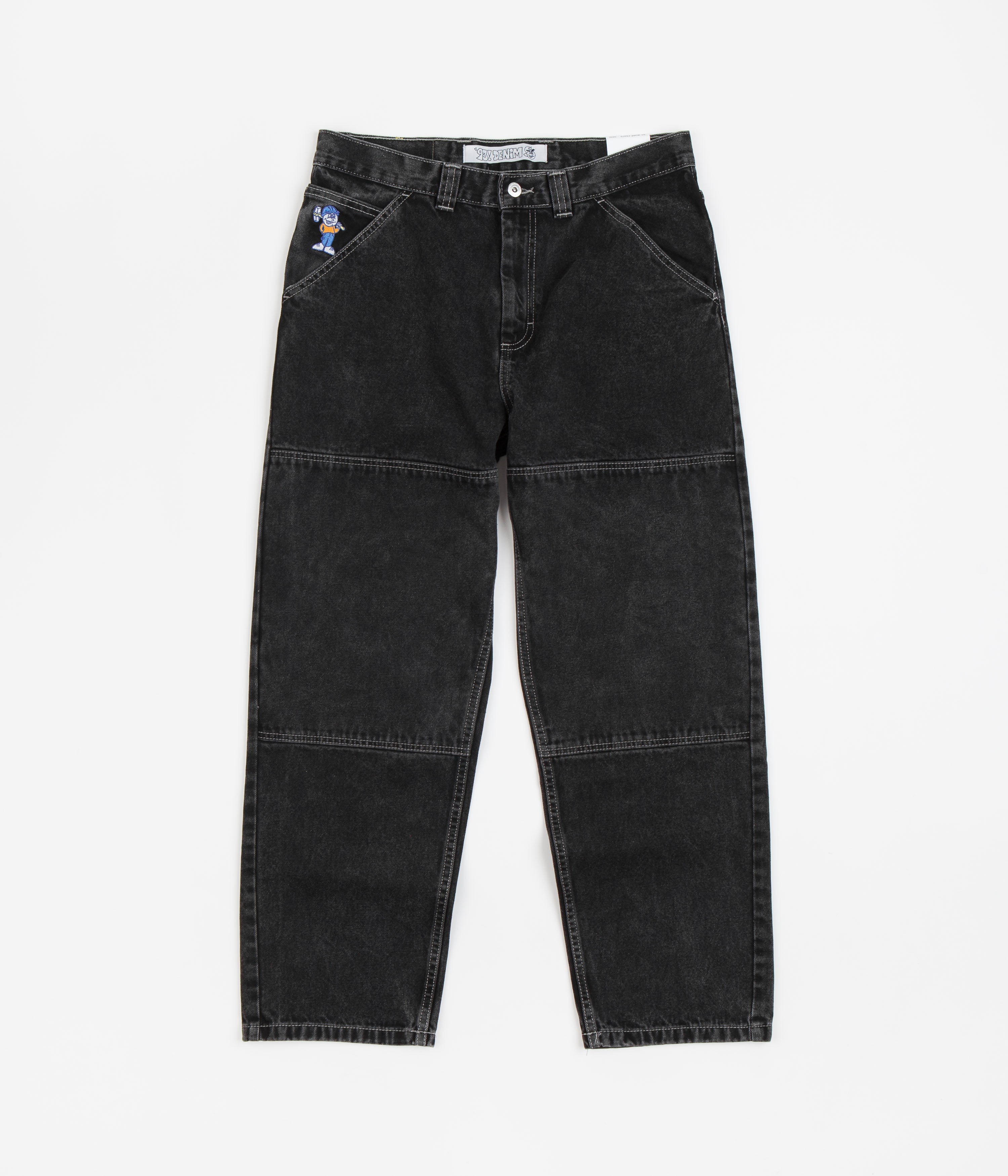 Polar 93 Work Pants - Washed Black | Flatspot