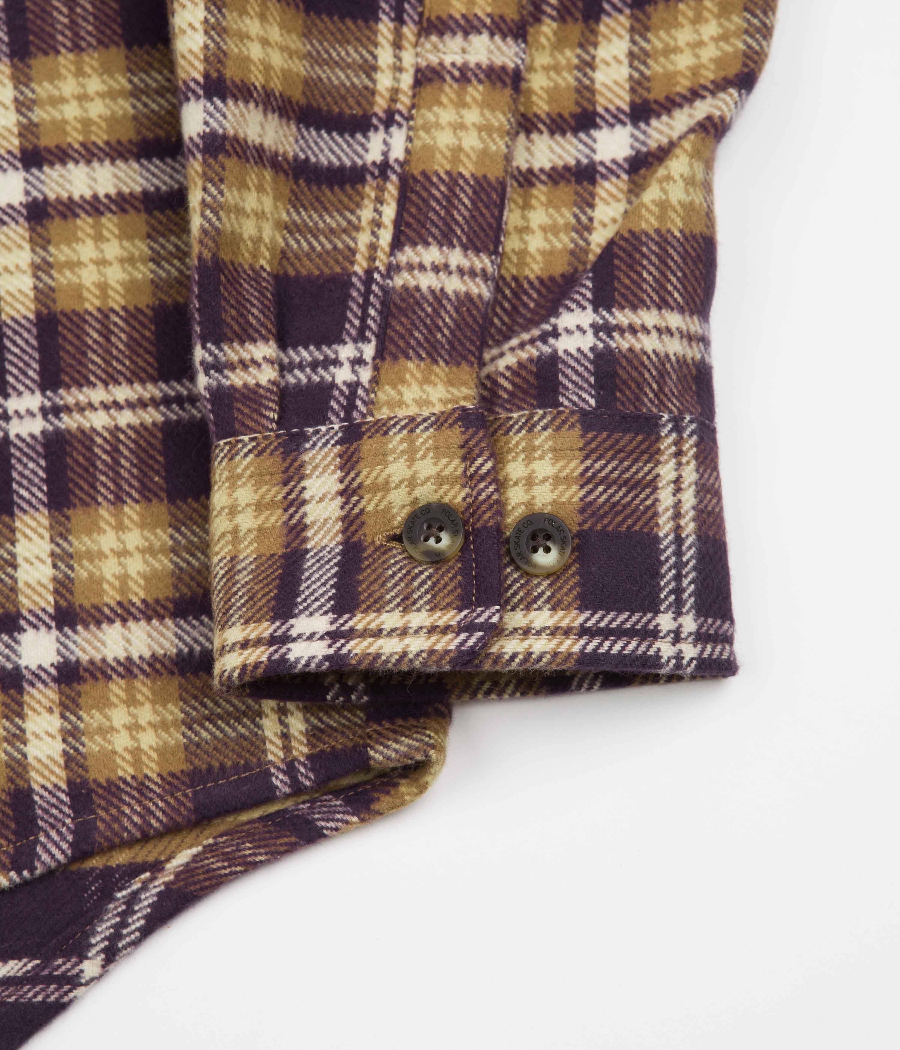Polar Flannel Shirt - Plum | Flatspot