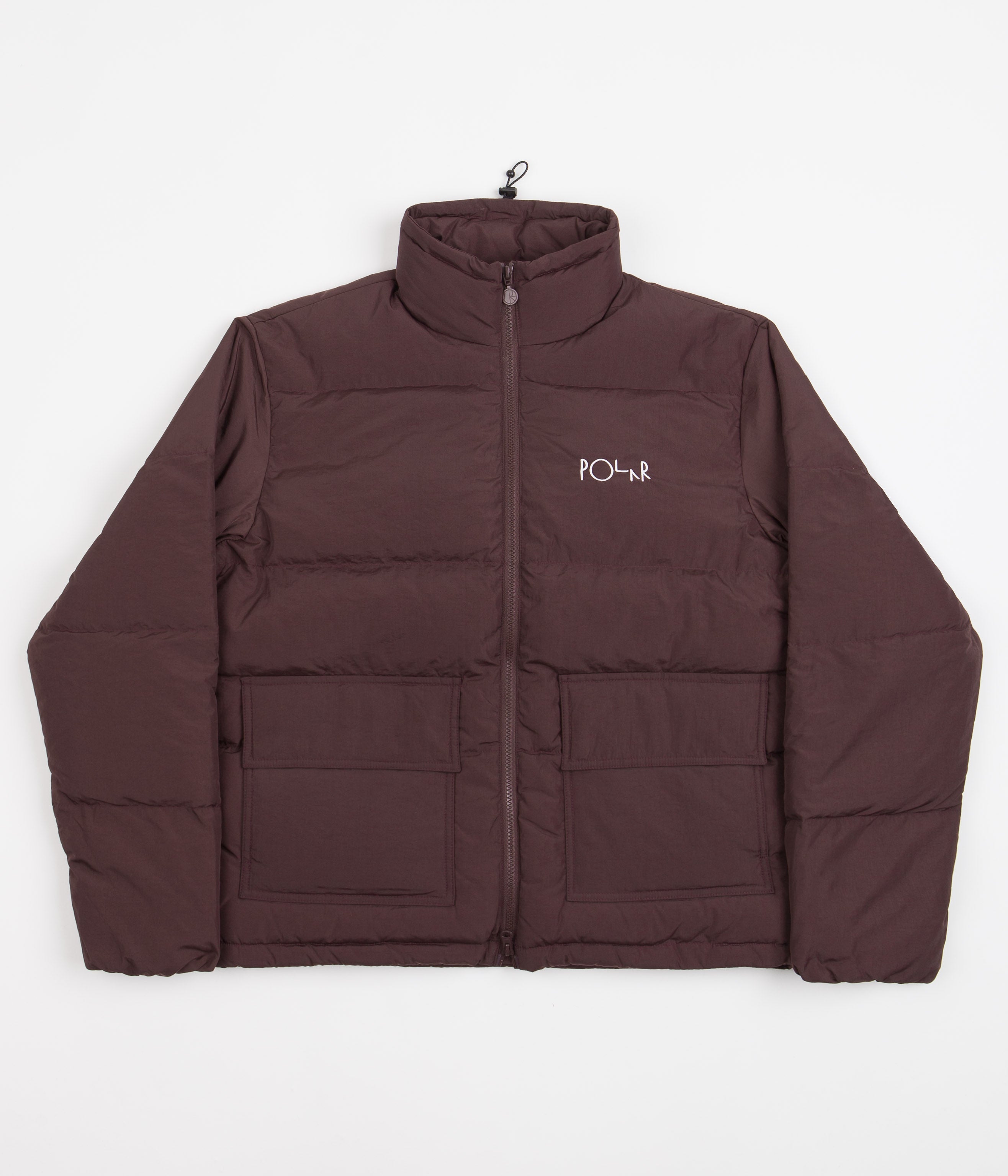 Polar Pocket Puffer Jacket - Bordeaux | Flatspot
