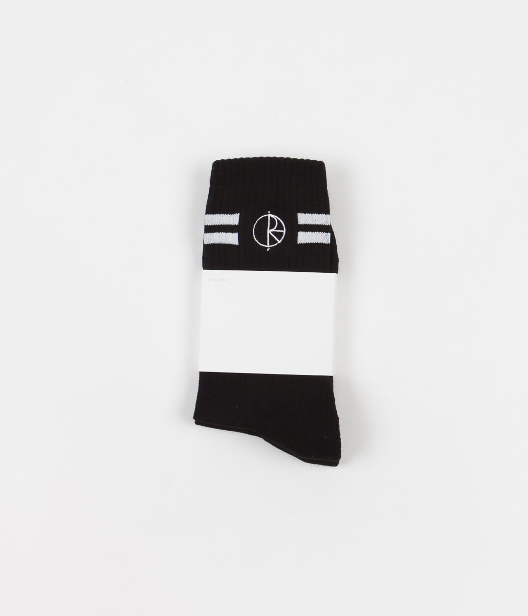 Polar Stroke Logo Socks - Black / White | Flatspot
